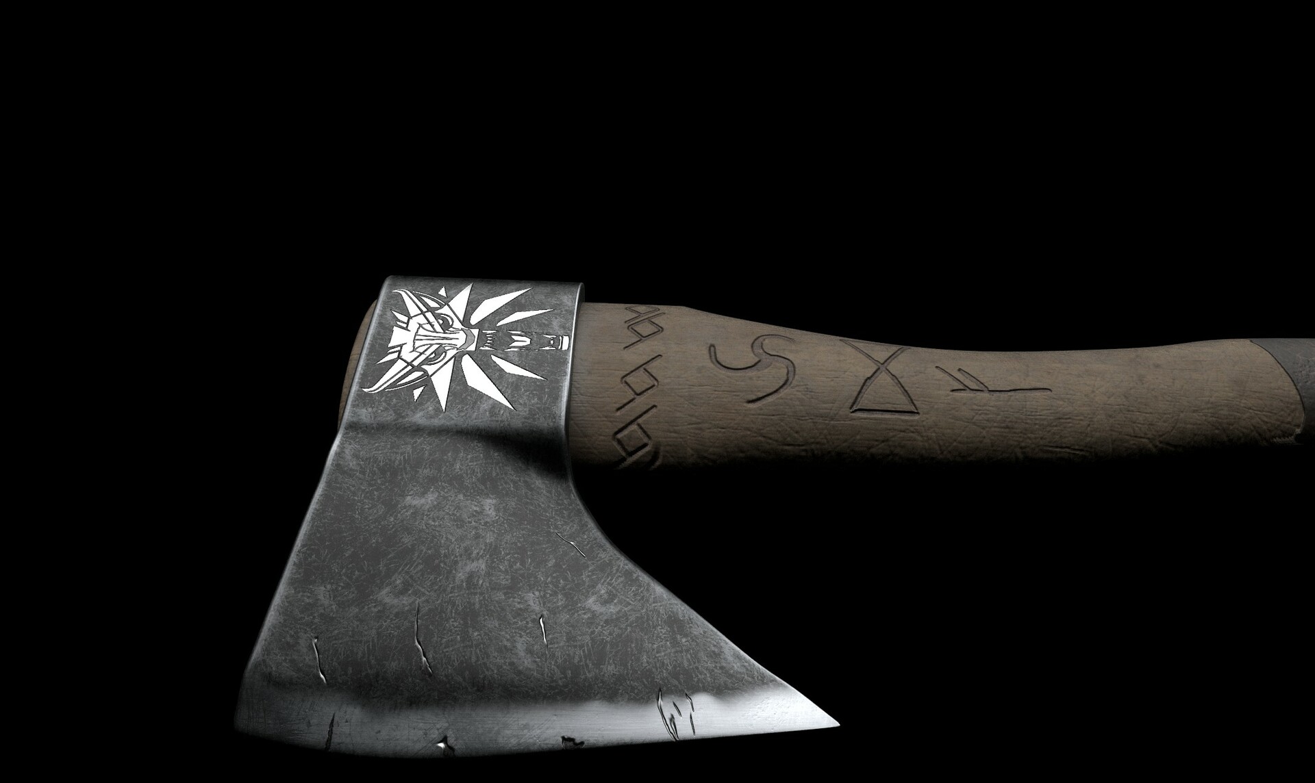 ArtStation - Viking Style Witcher Axe