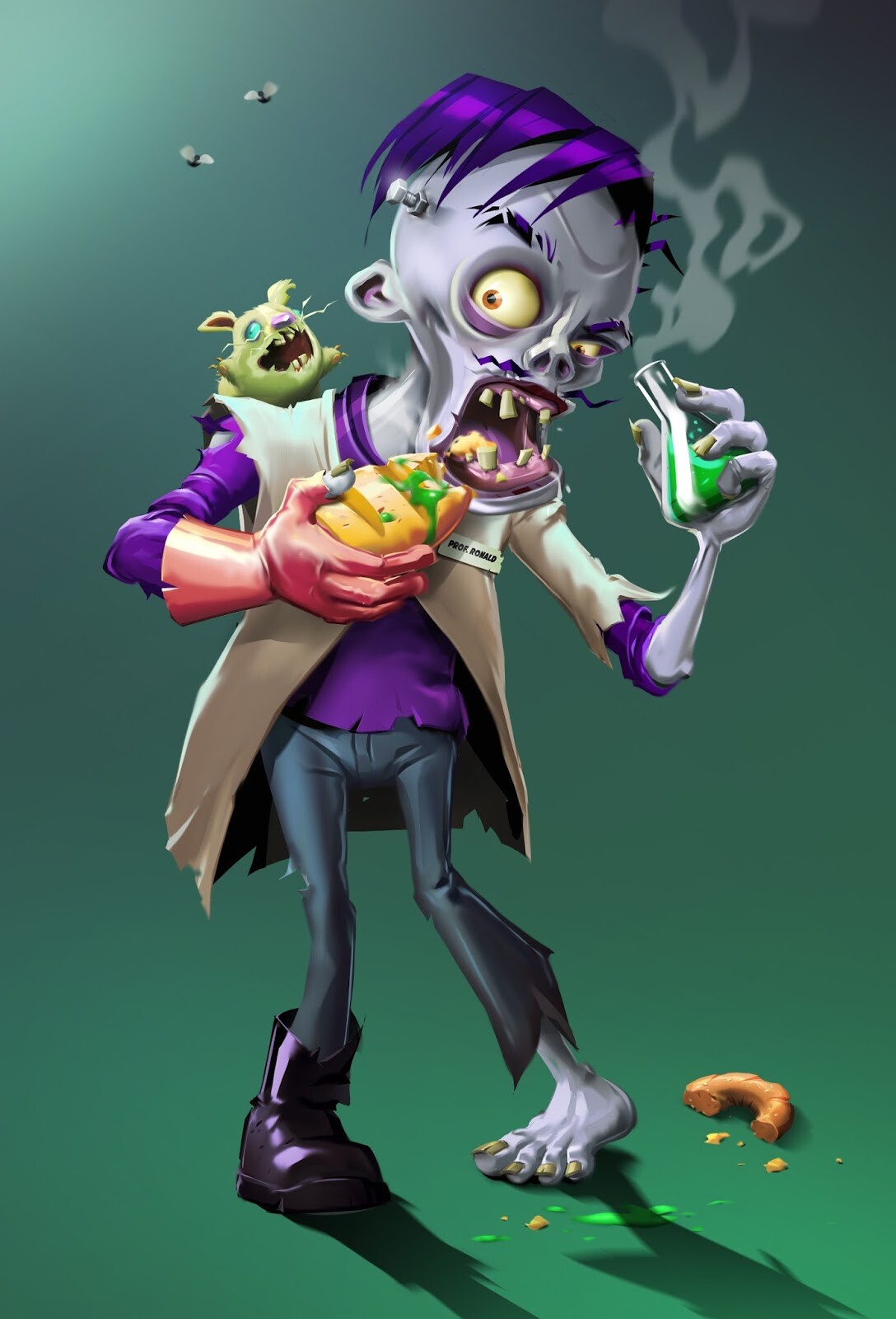 ArtStation - Zombie professor