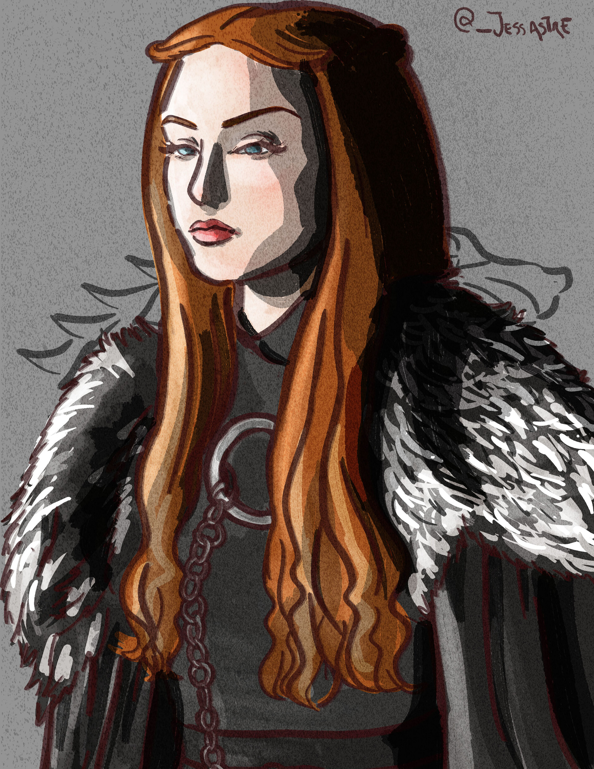 ArtStation - Sansa Stark
