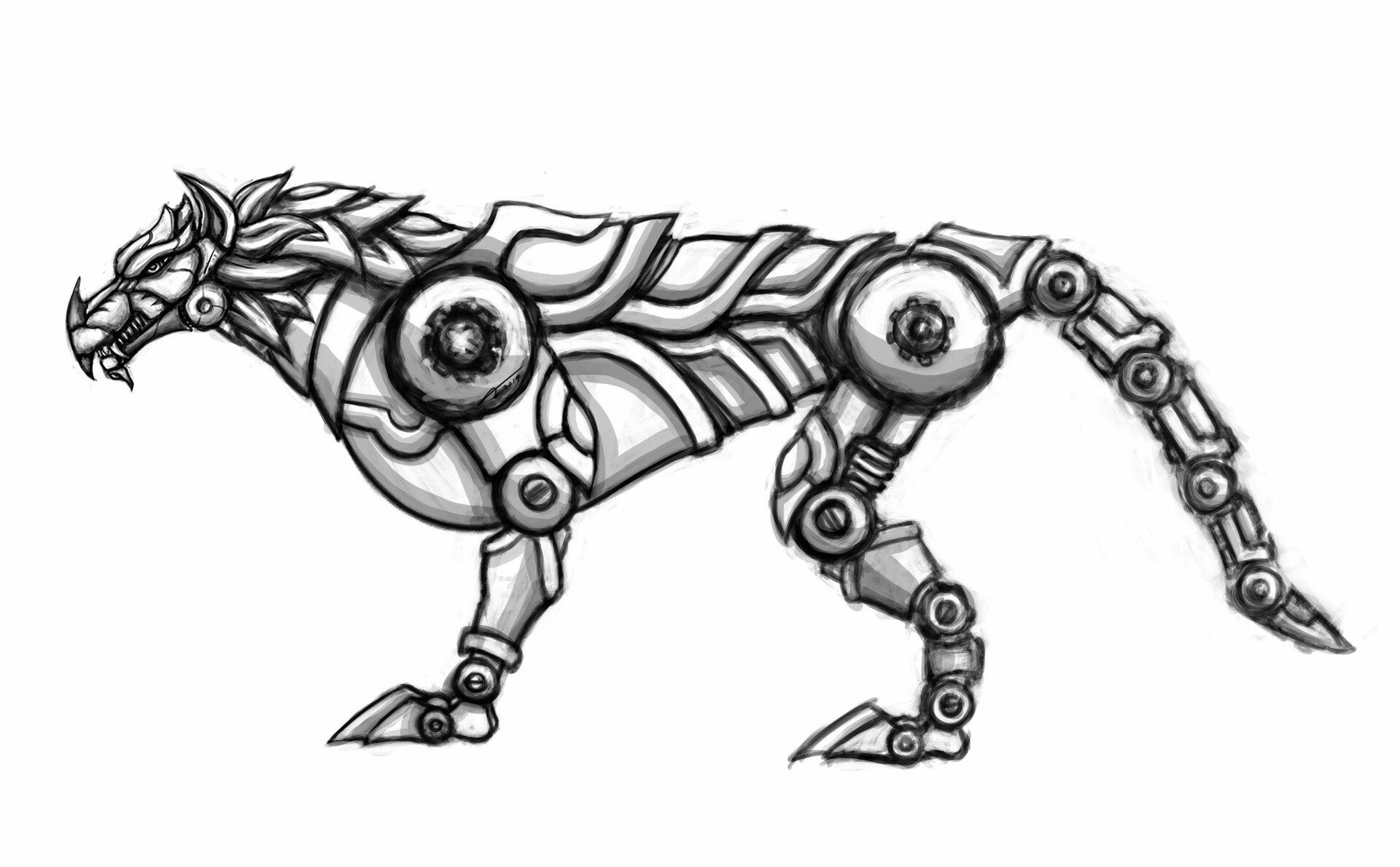 Greater Powers: Gods And Heroes - Fenris War Mechanoid