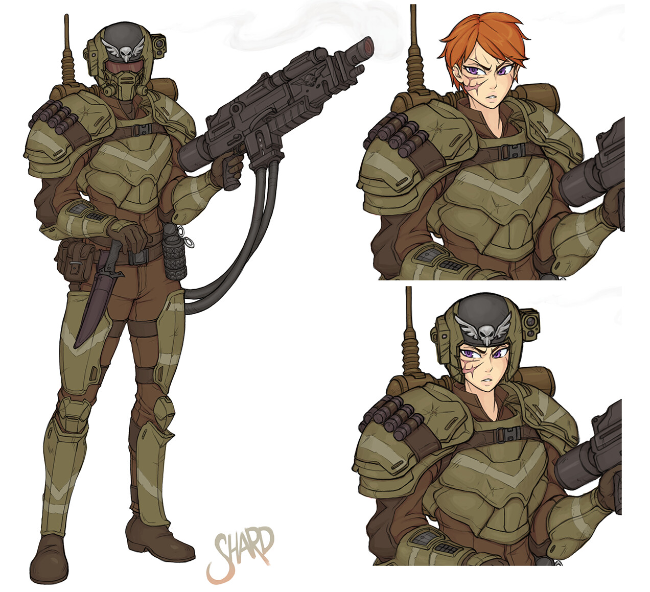 ArtStation - CMS- Kasrkin Sergeant