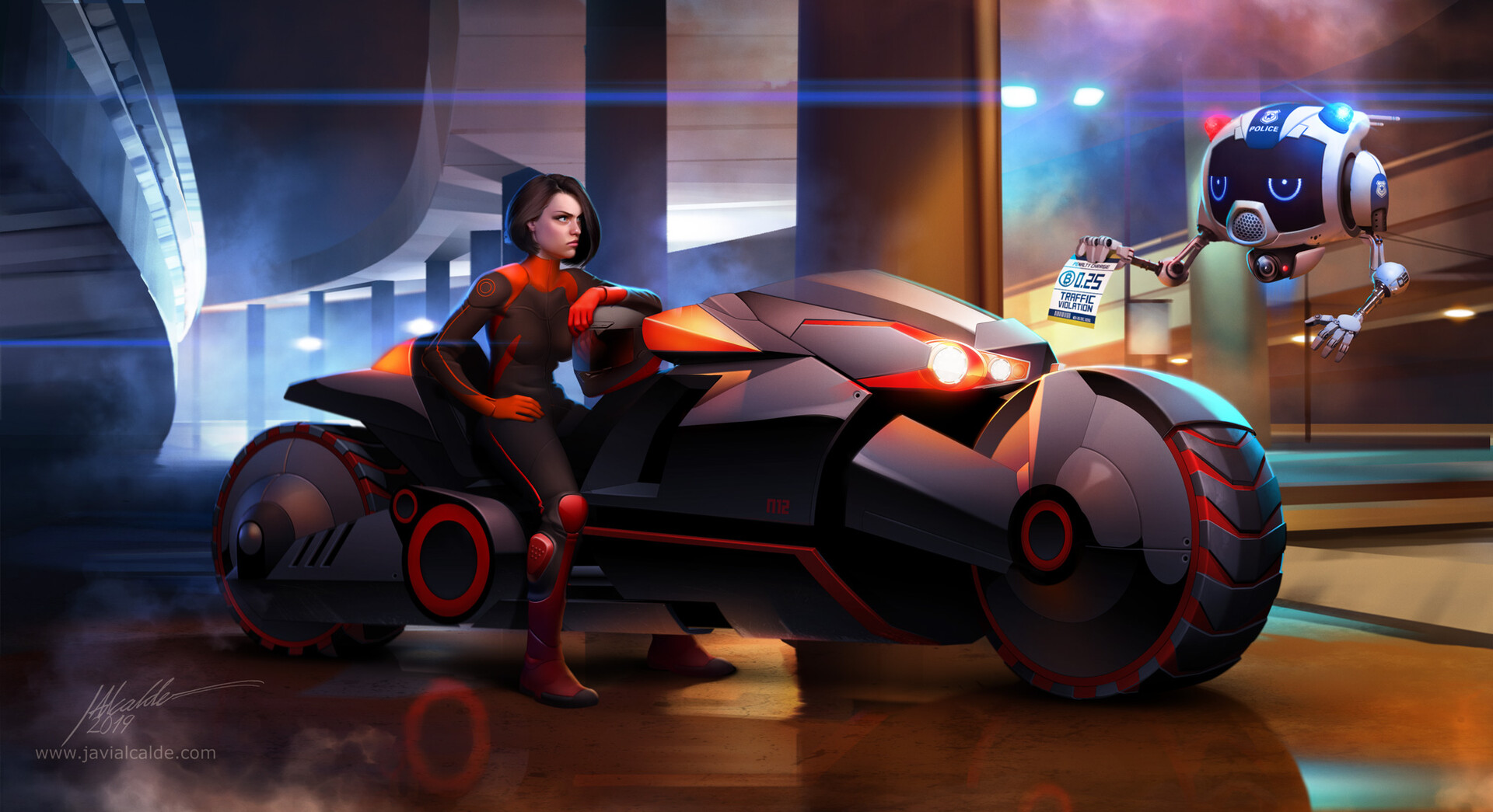 ArtStation - Cyberpunk Rider