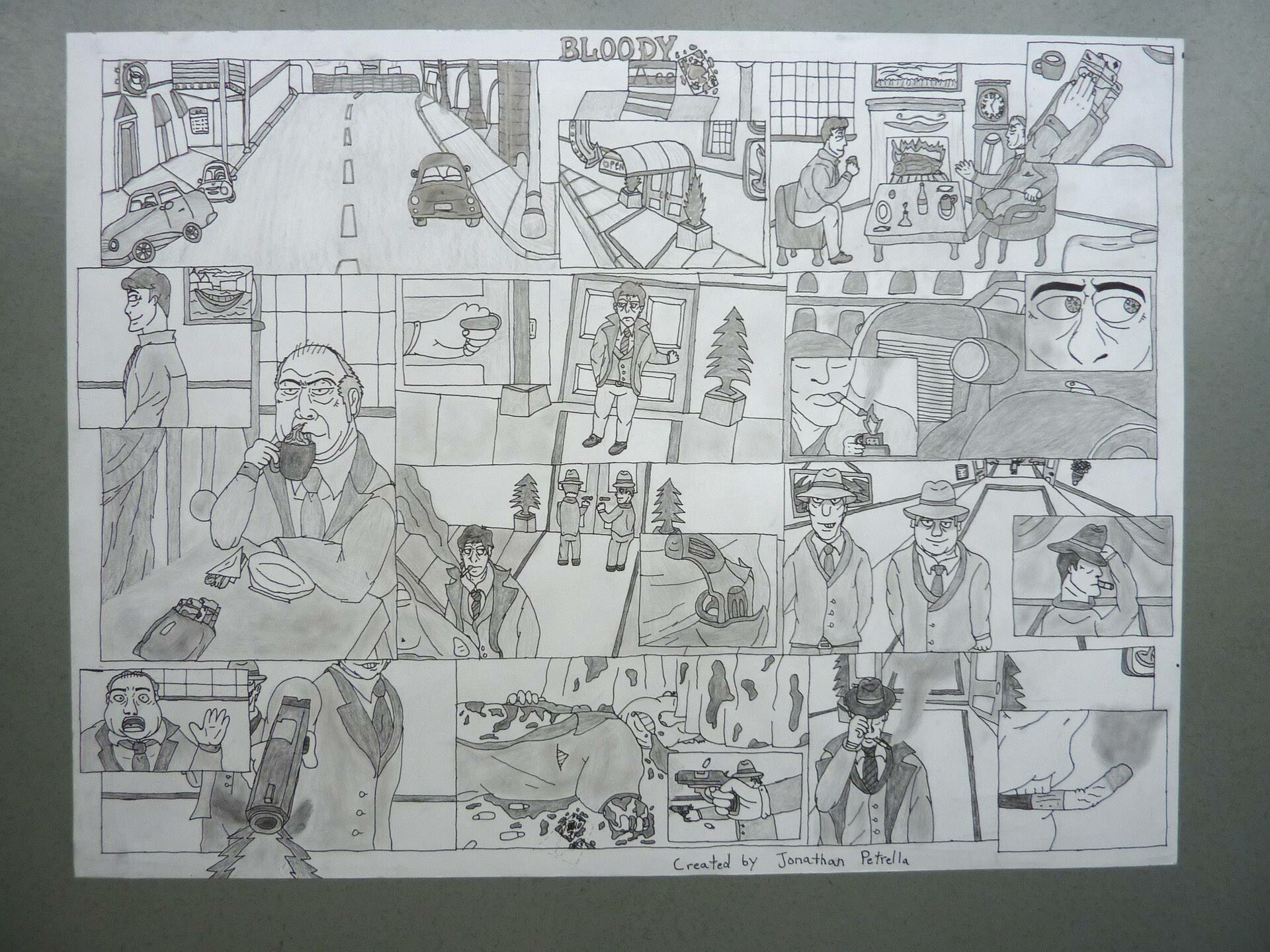 ArtStation - Bloody Ace - Comic Strip