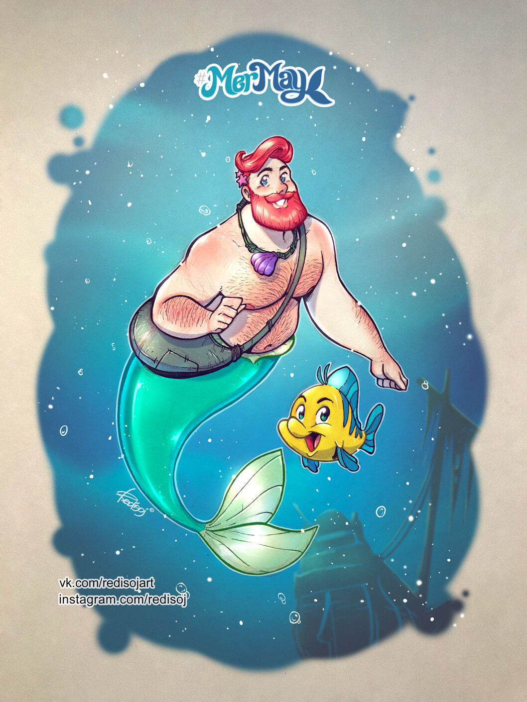 ArtStation - MerMay 2019 01 Ariel