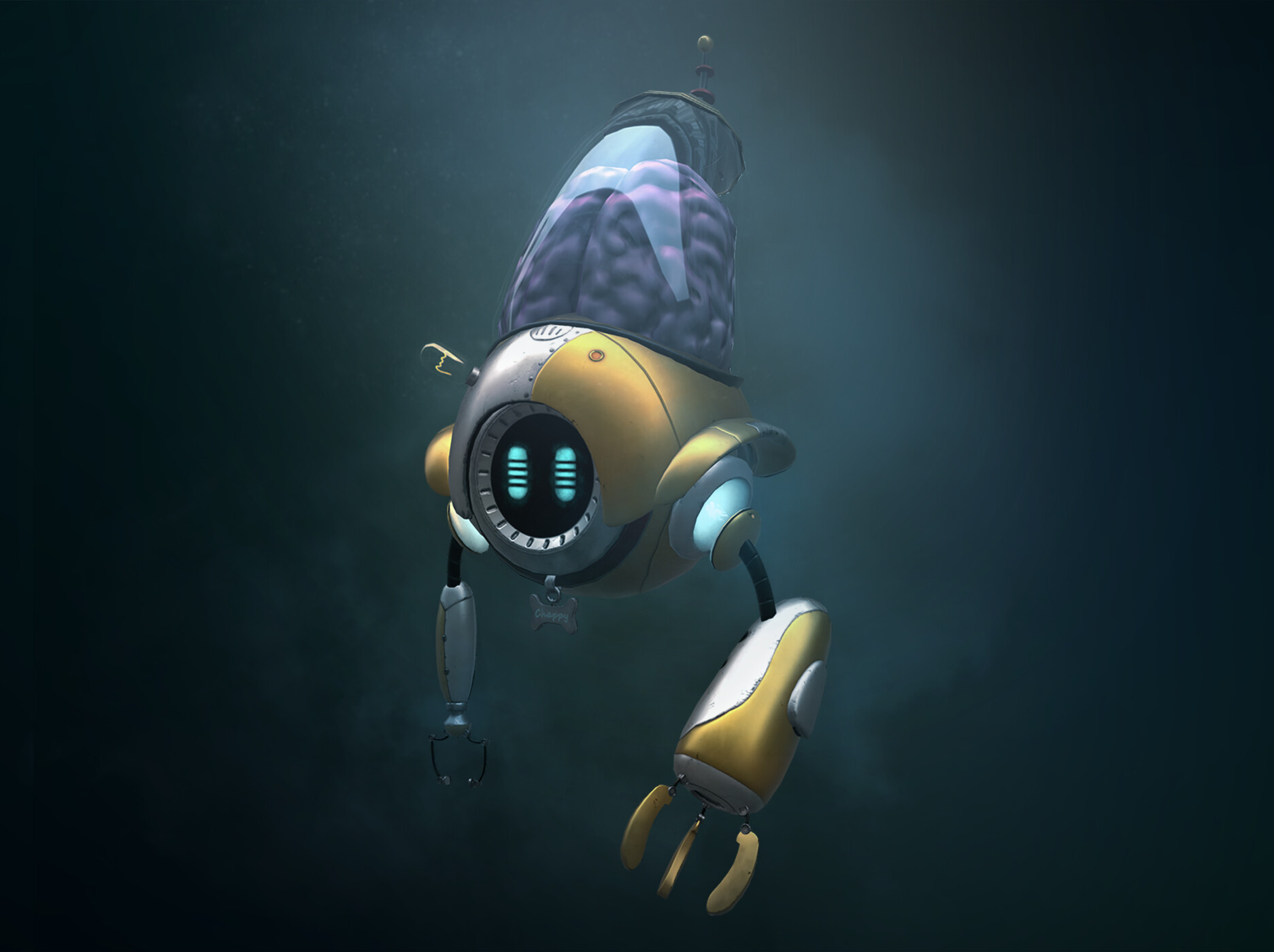 ArtStation - Lowpoly_Character_Robot_Chappy