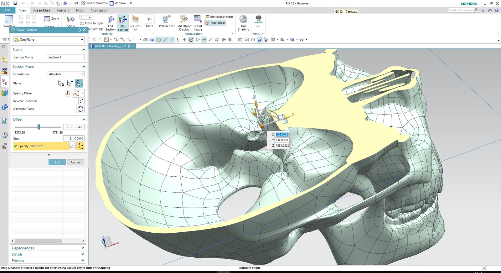 Aleksandr Sytchenko - CAD compatible Human Skull model M3P1D1V1Skull