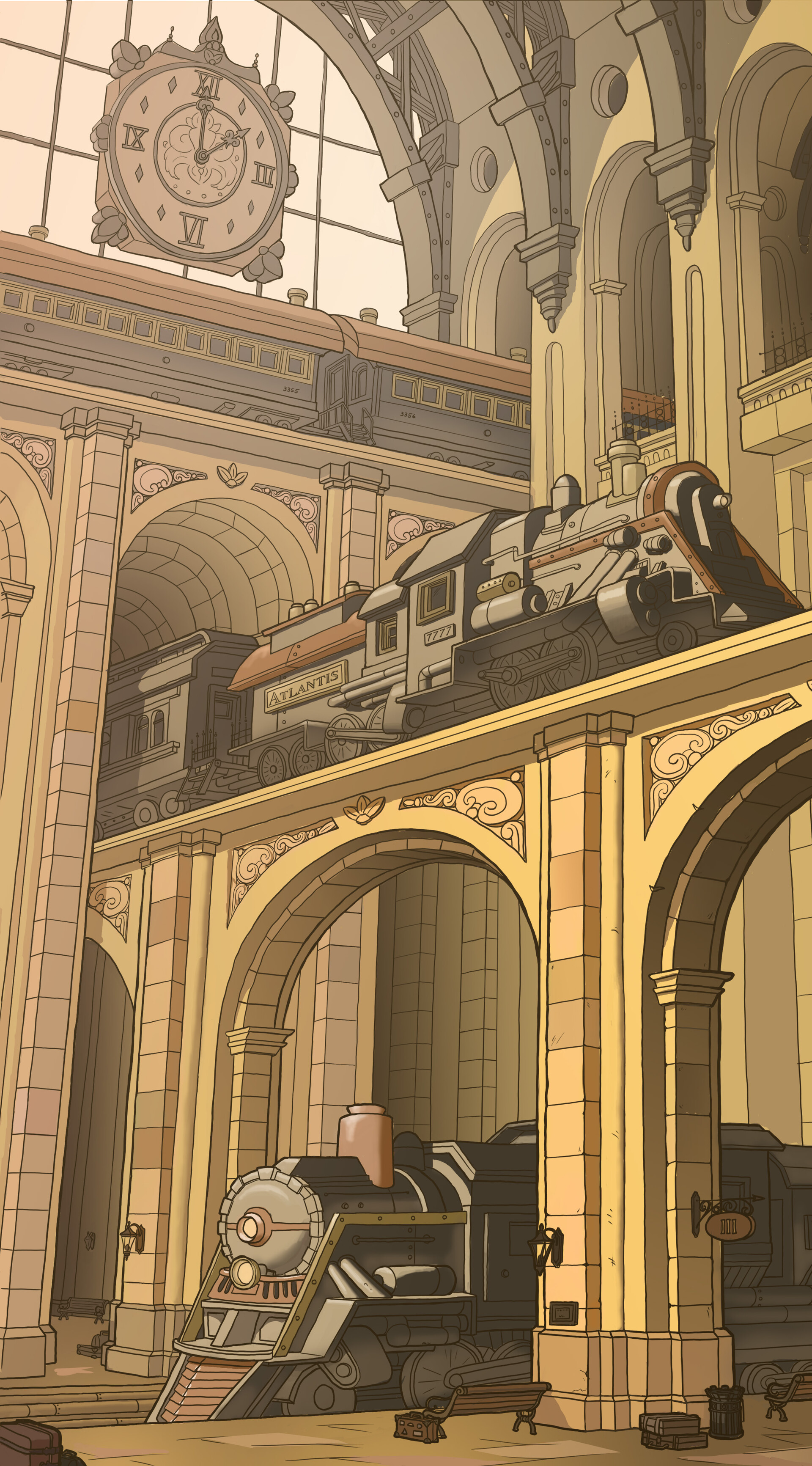 ArtStation - Fairdale Train Station