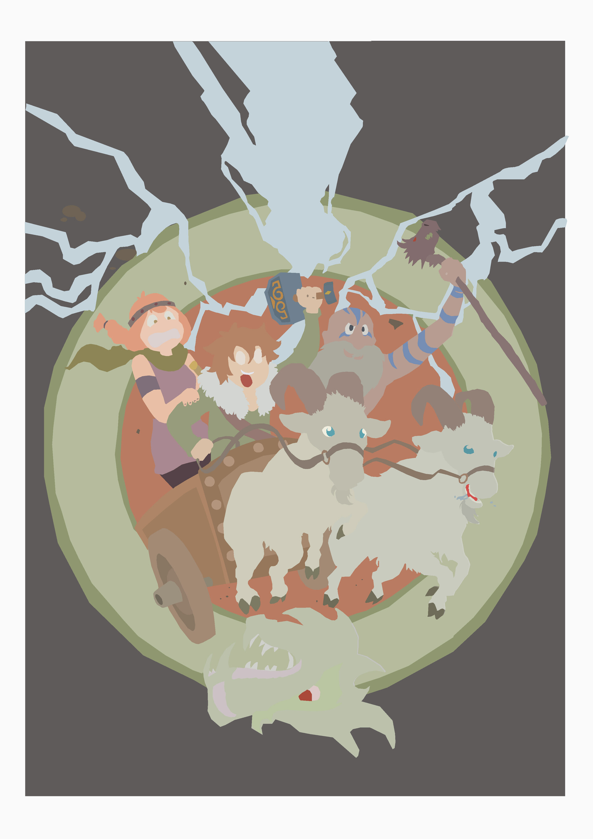 ArtStation - FLATTING project MIDGARD