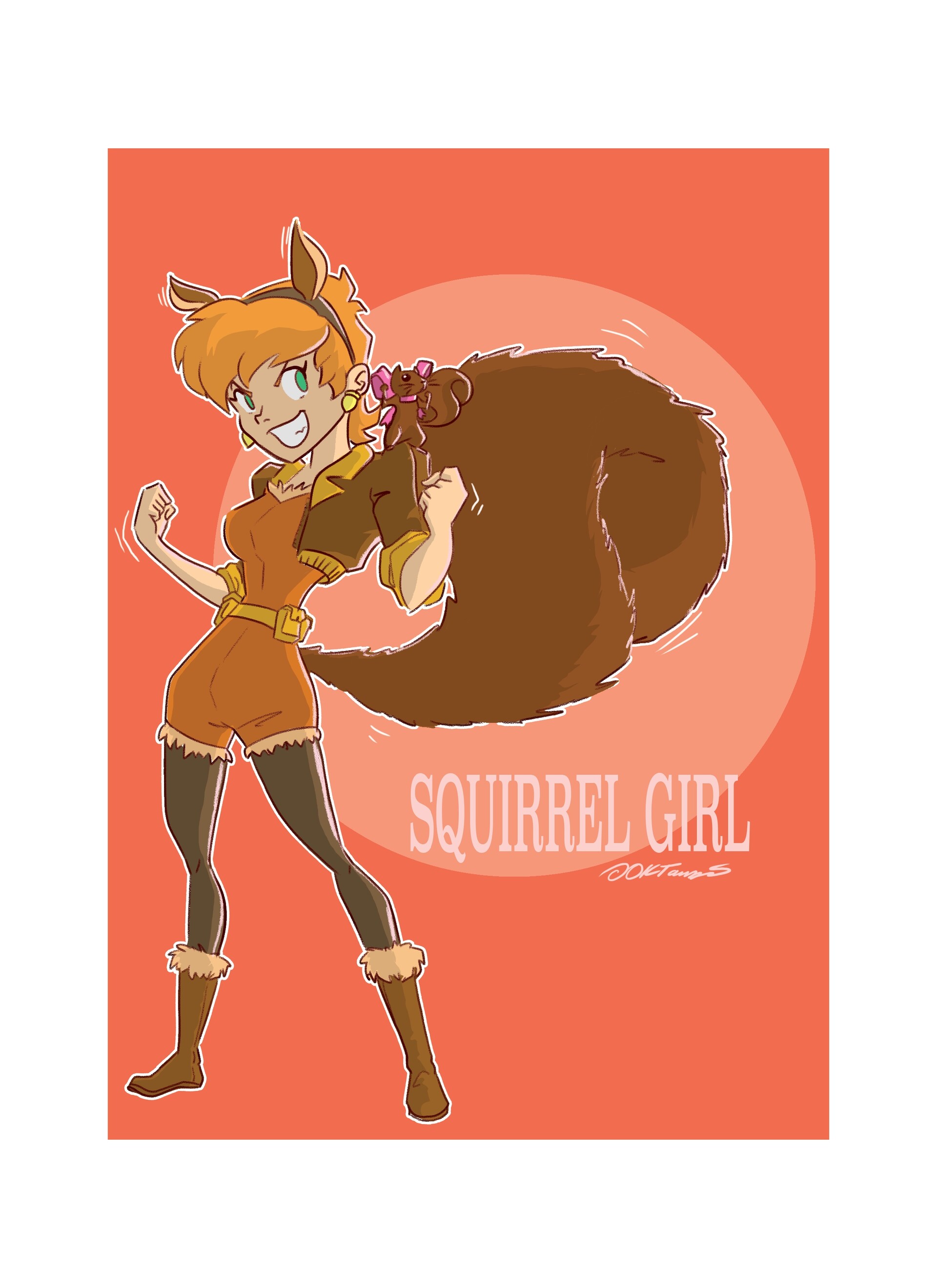 ArtStation - Squirrel Girl by OKTamps