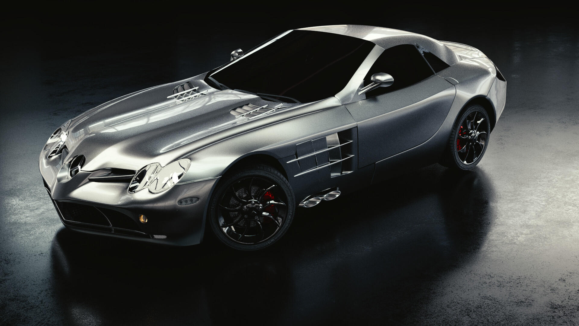 ArtStation - Mercedes SLR