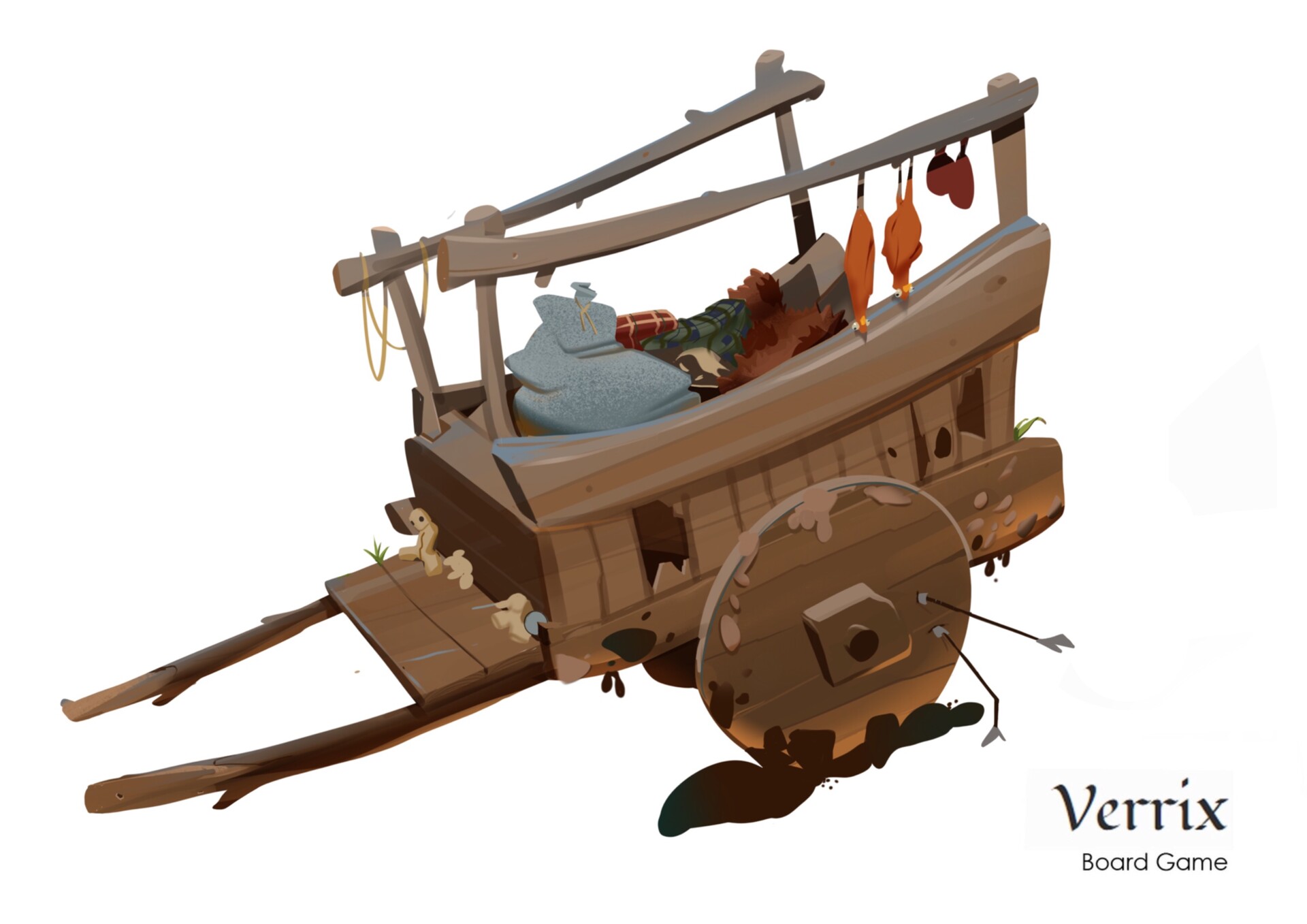 ArtStation - Verrix Board Game Props