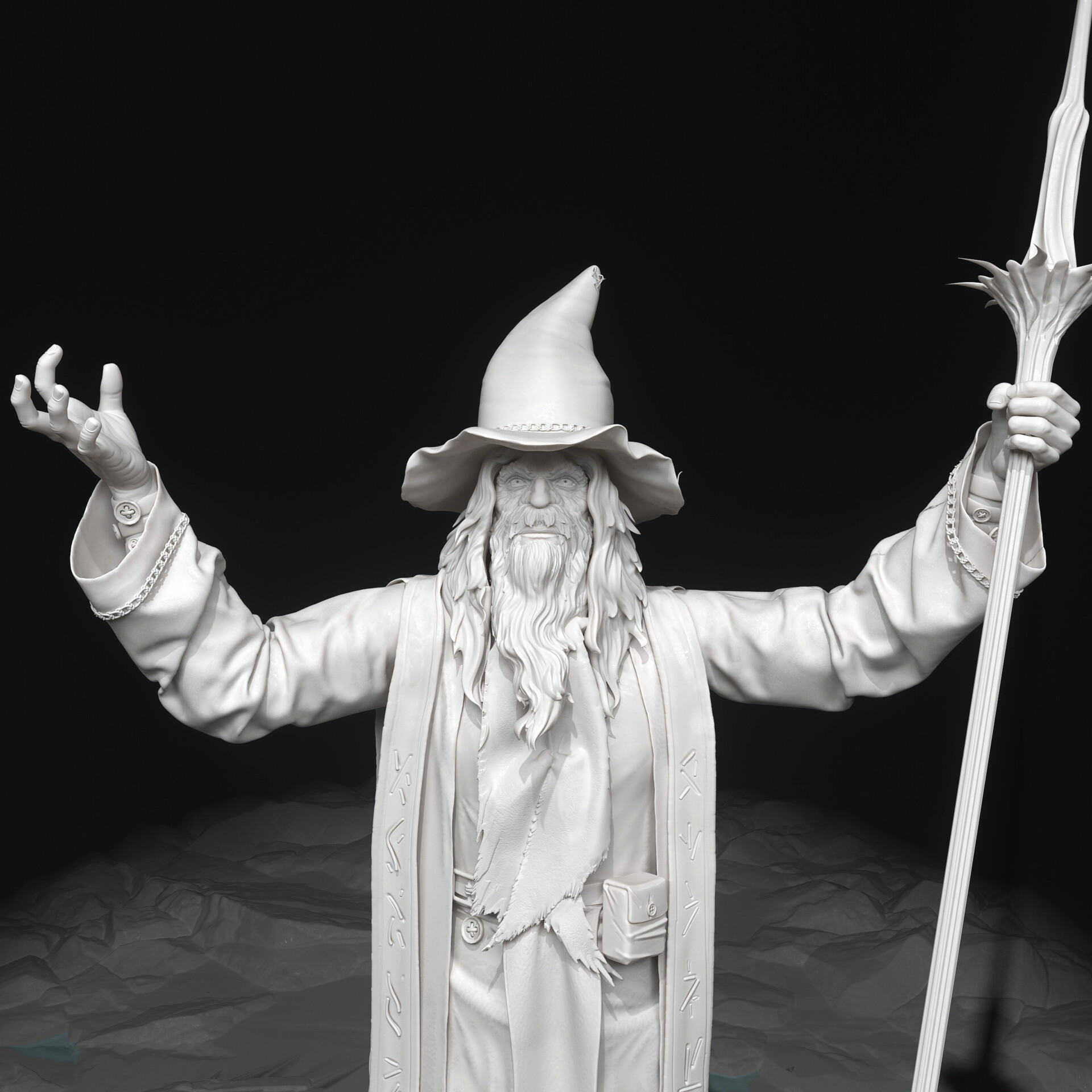 ArtStation - W for Wizard (Angry Wizard)