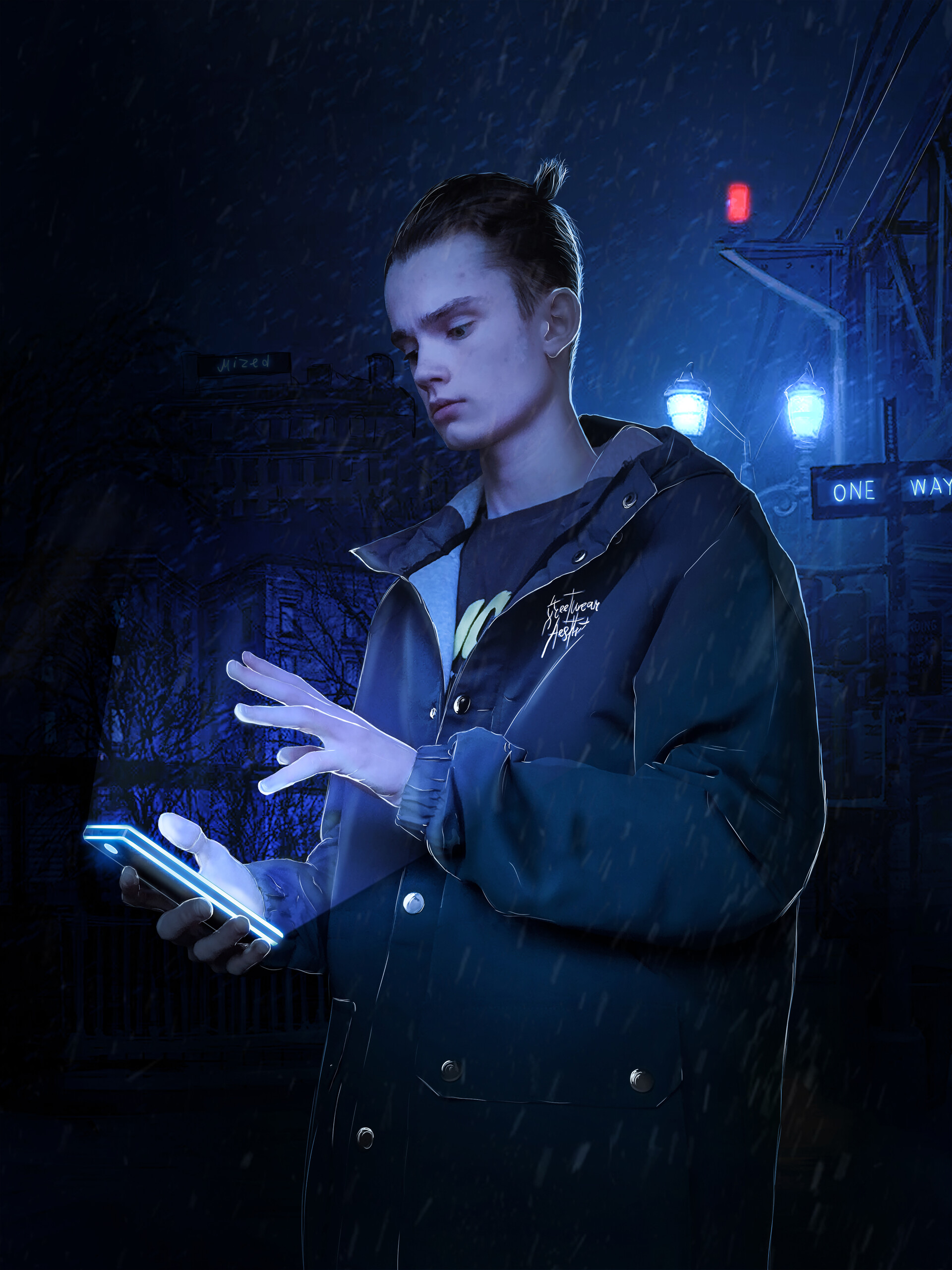 ArtStation - Neon guy 2