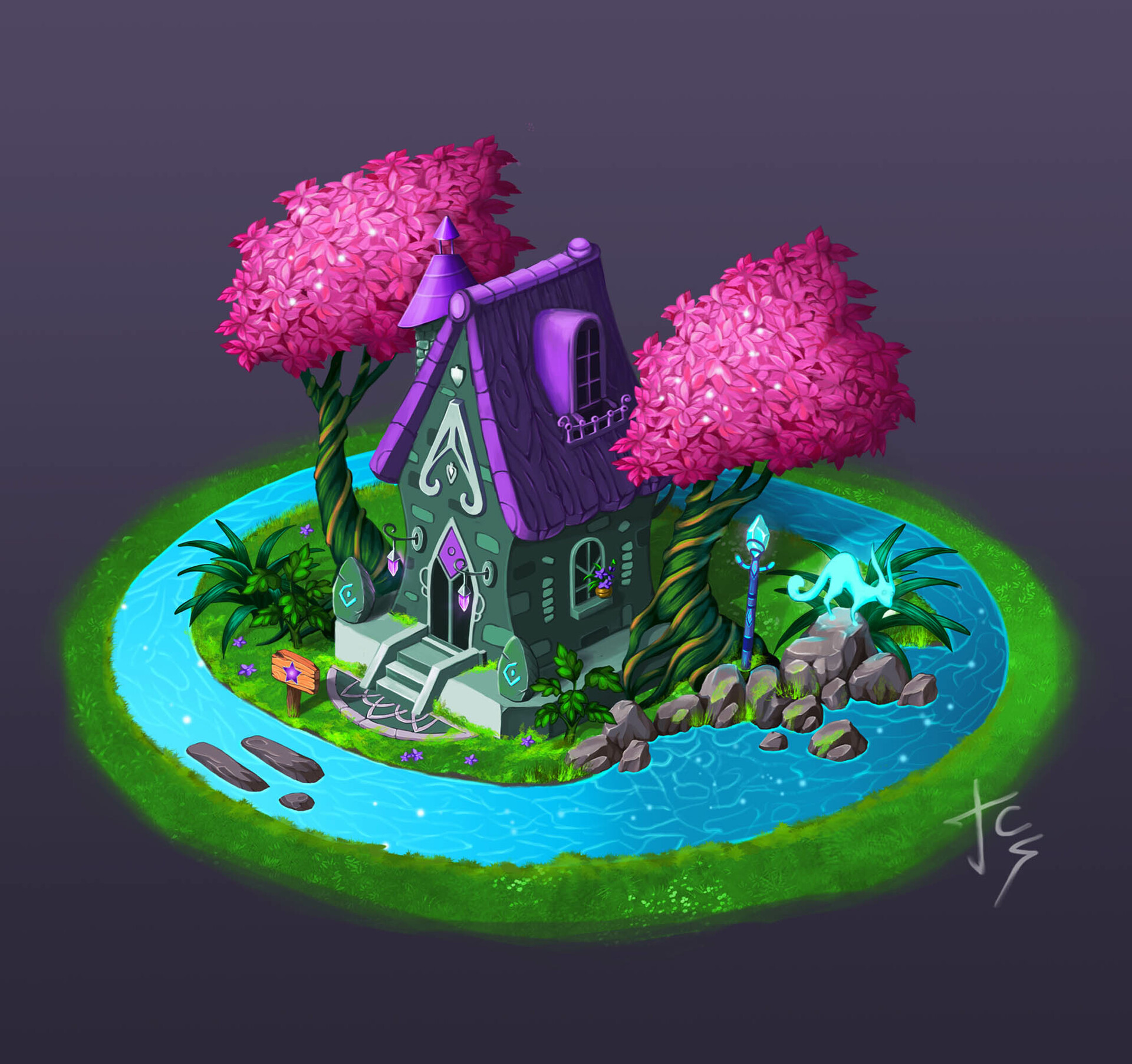 ArtStation - magic house