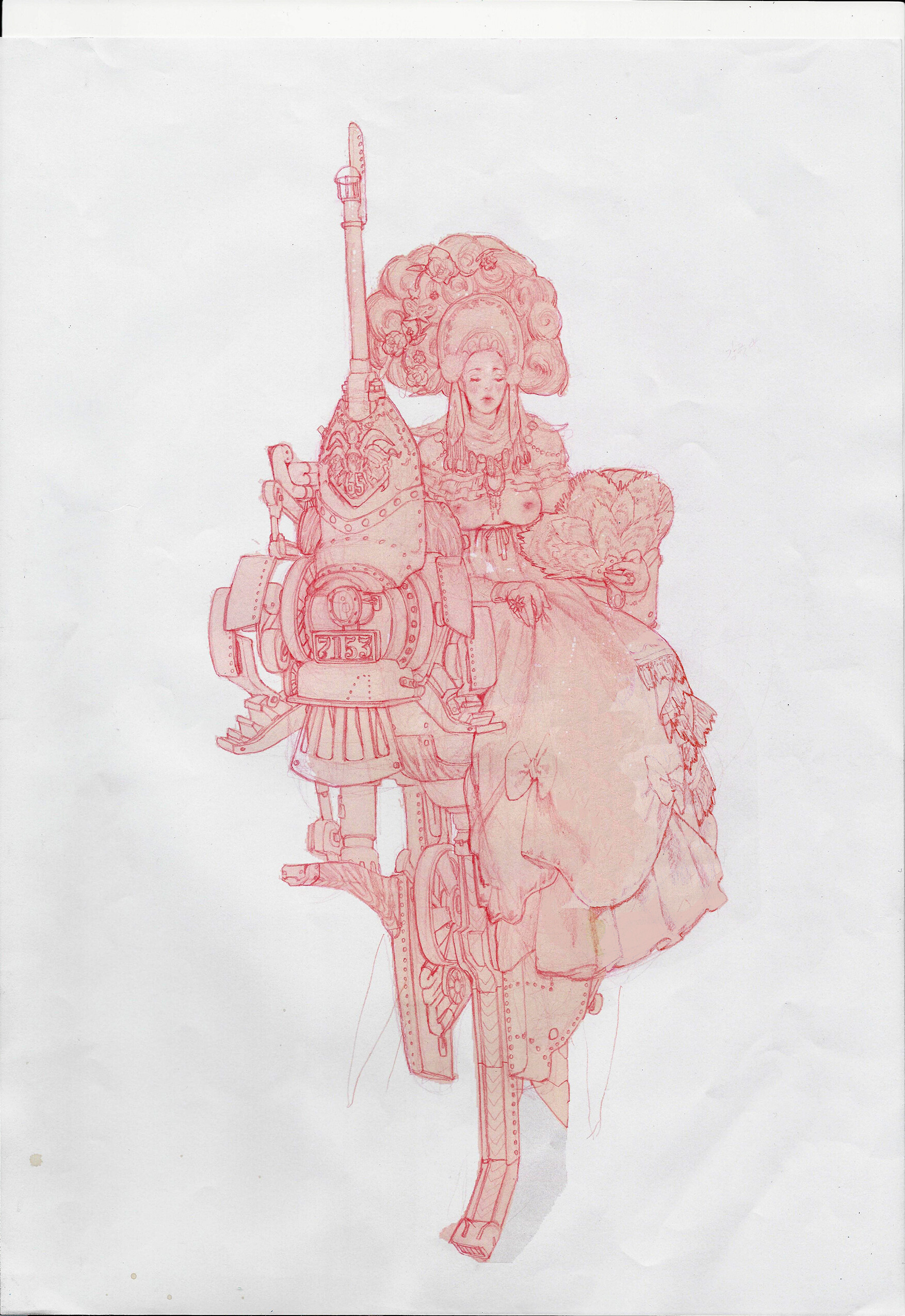 ArtStation - Steampunk nobility girl/ devil