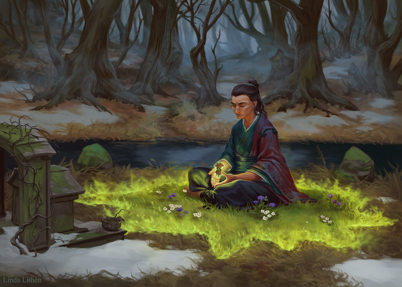 ArtStation - Spring magic