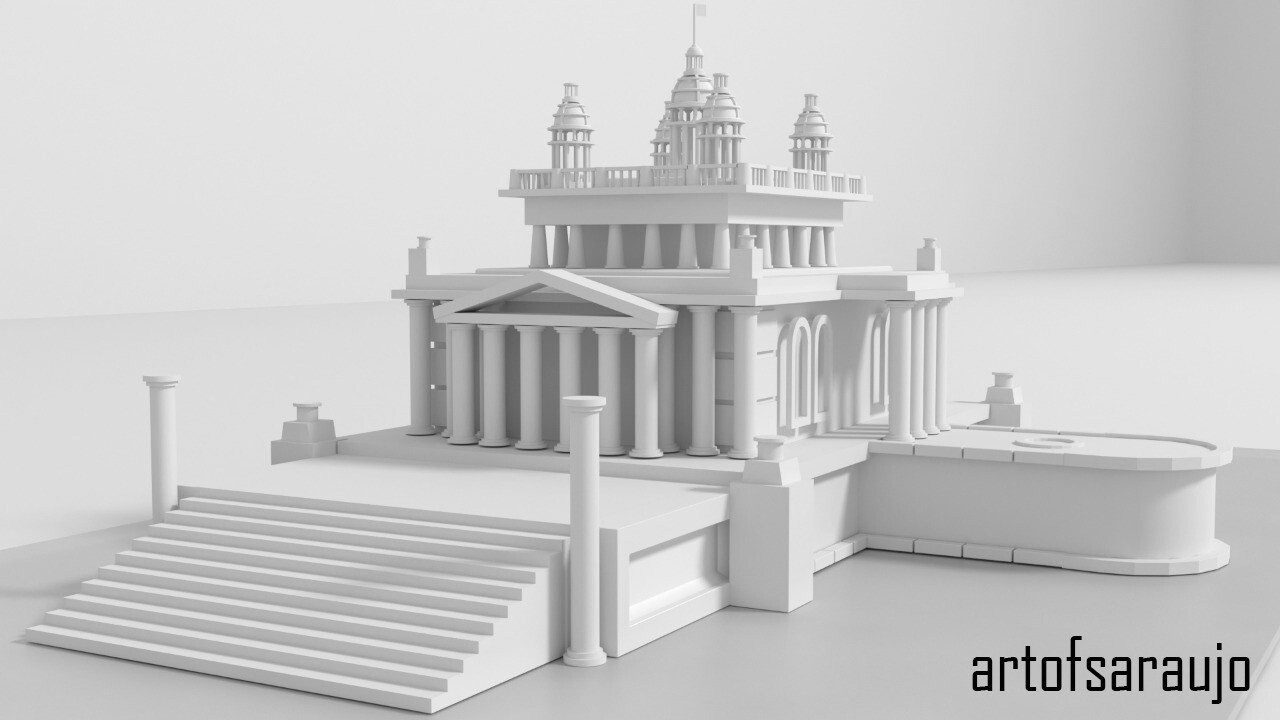 ArtStation - Greek Temple