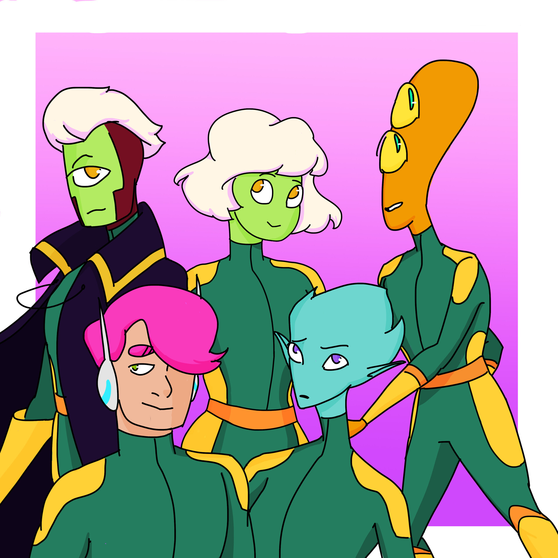 ArtStation - Alien Crew