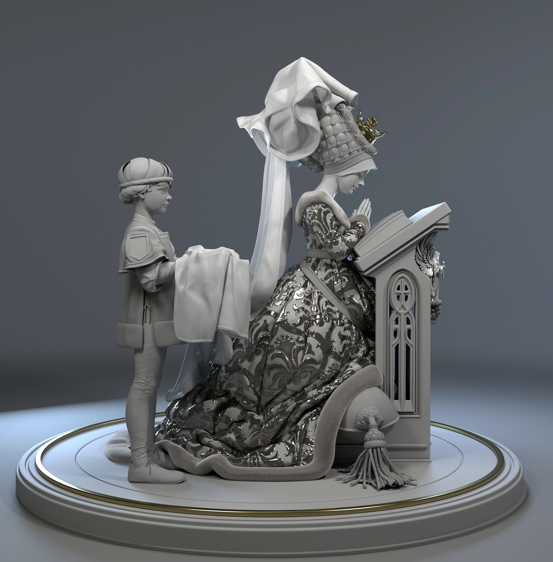 ArtStation - Easter- JC Leyendecker 2