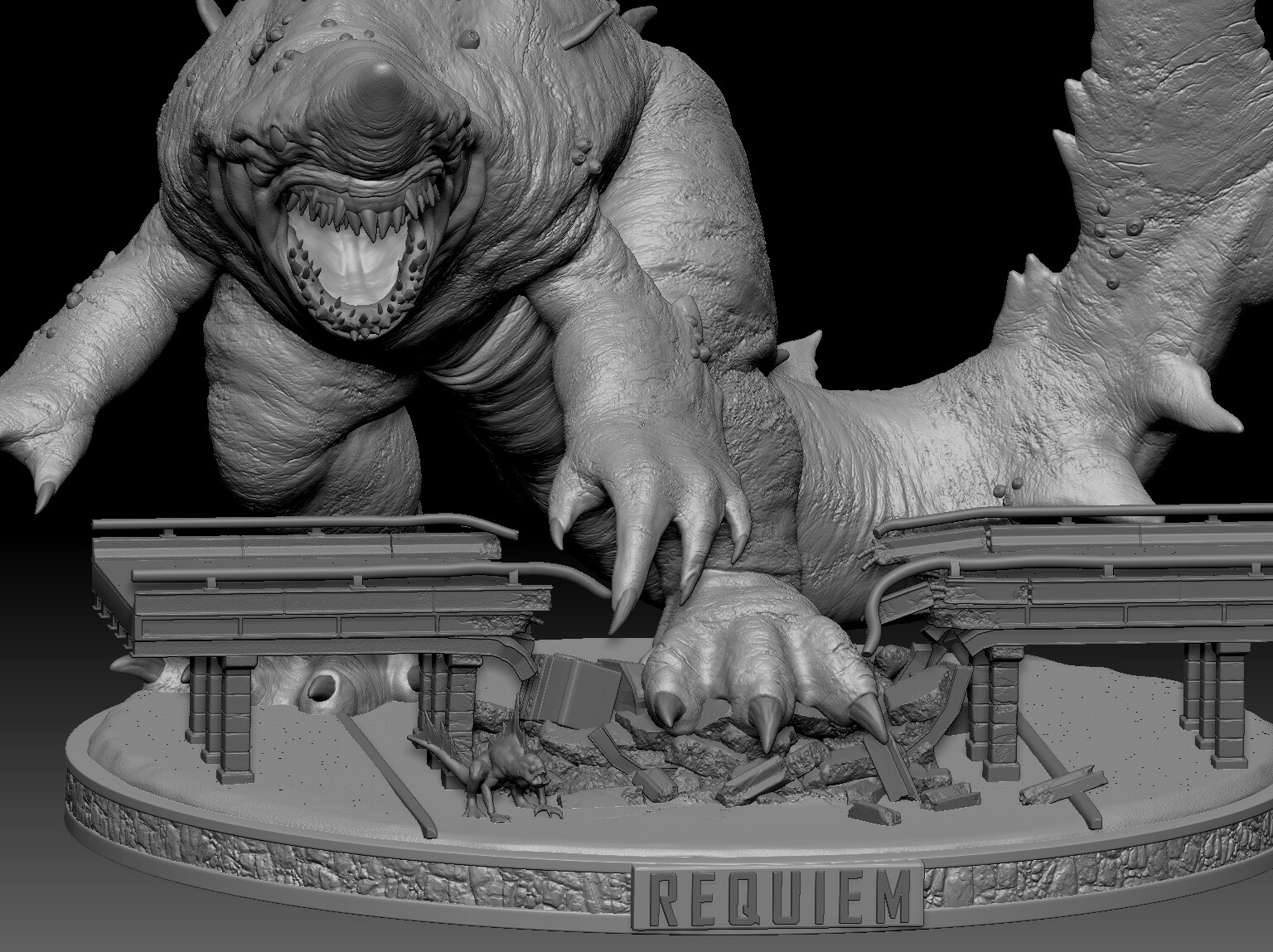 Chris Seher - Digiwip - Requiem, the Kaiju Shark