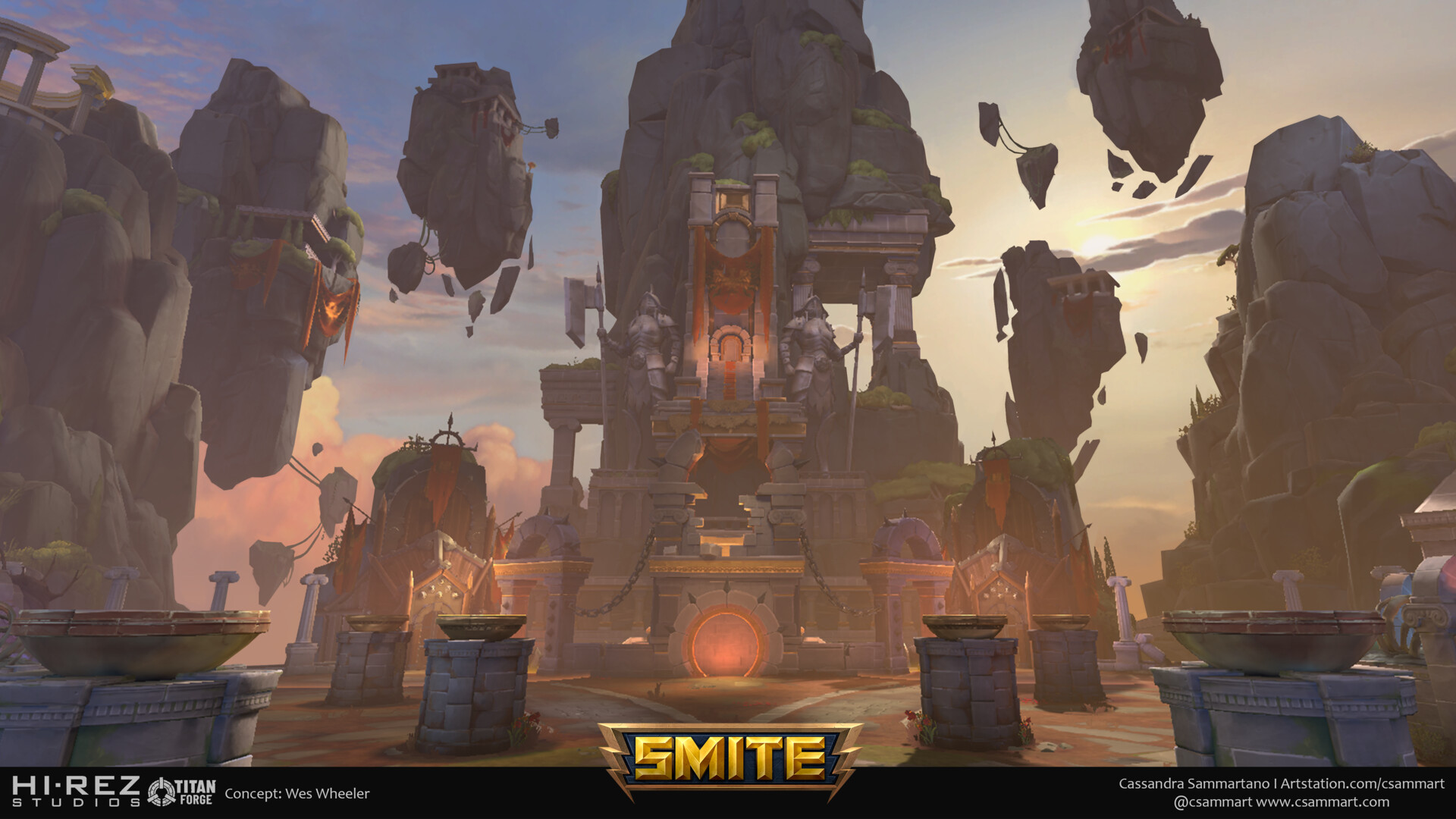 Cassandra Sammartano - SMITE: Roman Arena Map