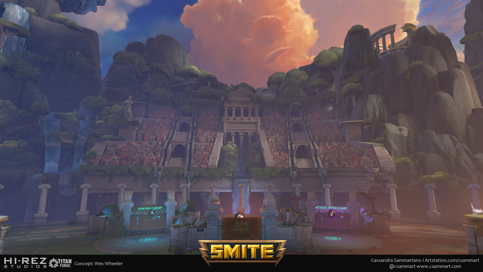 Cassandra Sammartano - SMITE: Roman Arena Map
