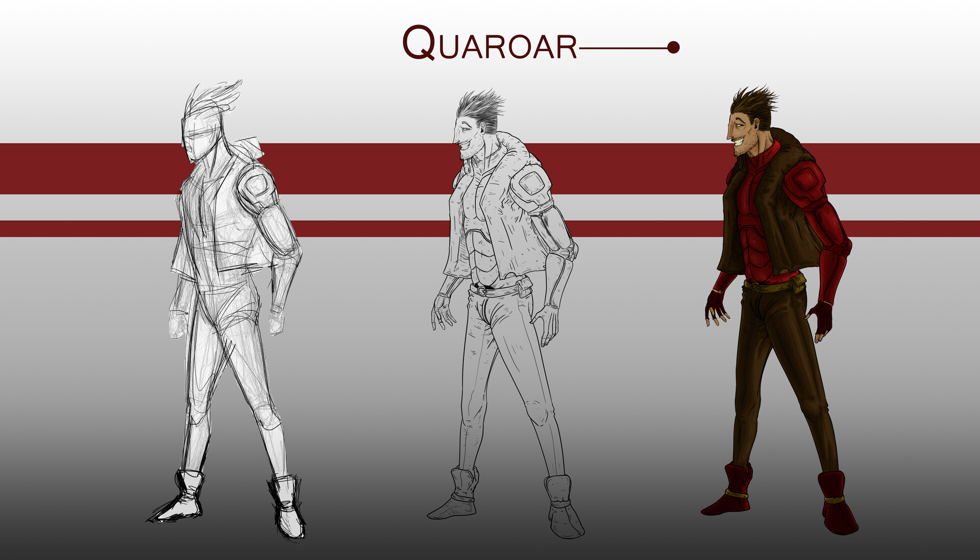 ArtStation - character design sf project # 01