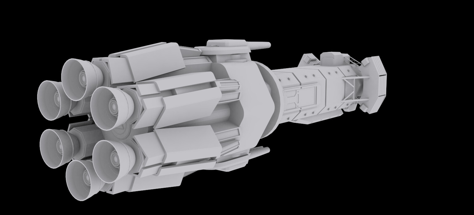 Paul Kiesling - UNN Truman Class Dreadnought (The Expanse W.I.P)