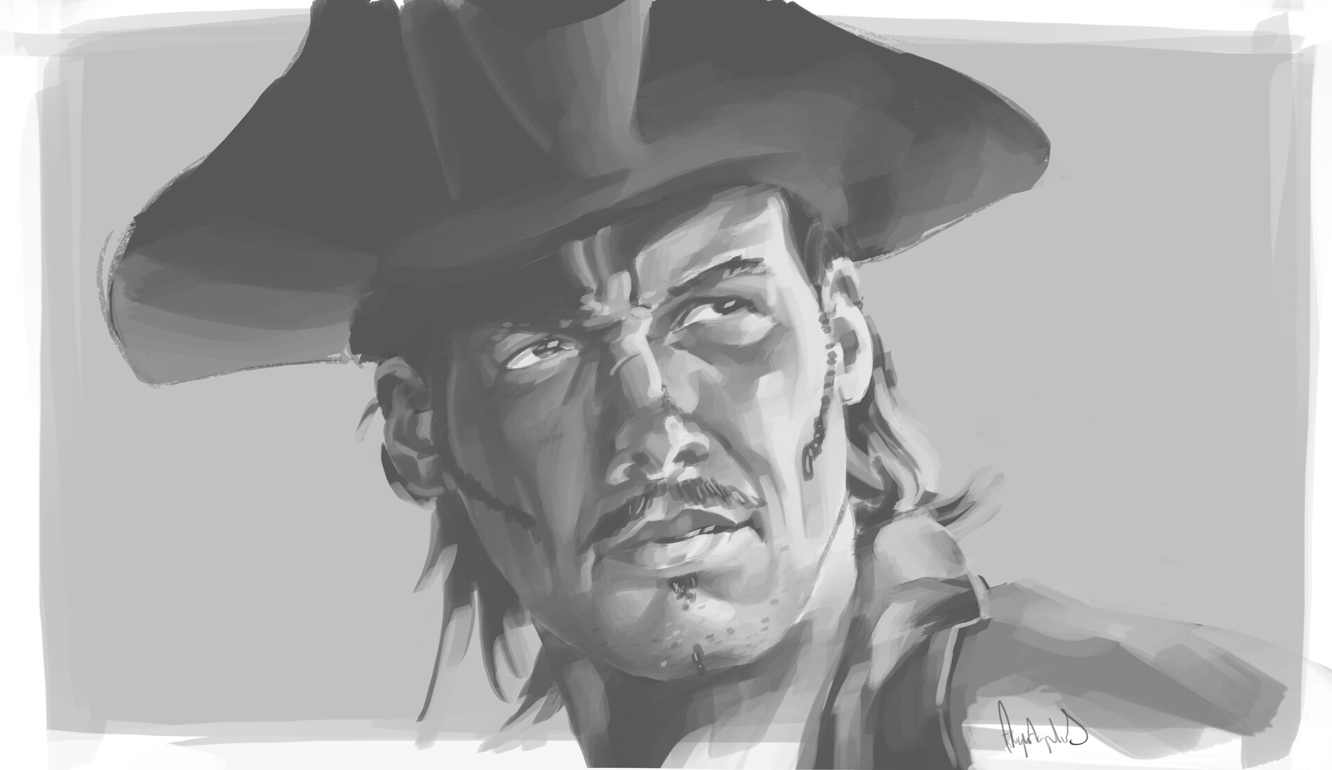 ArtStation - Portrait study. Jack Rackham