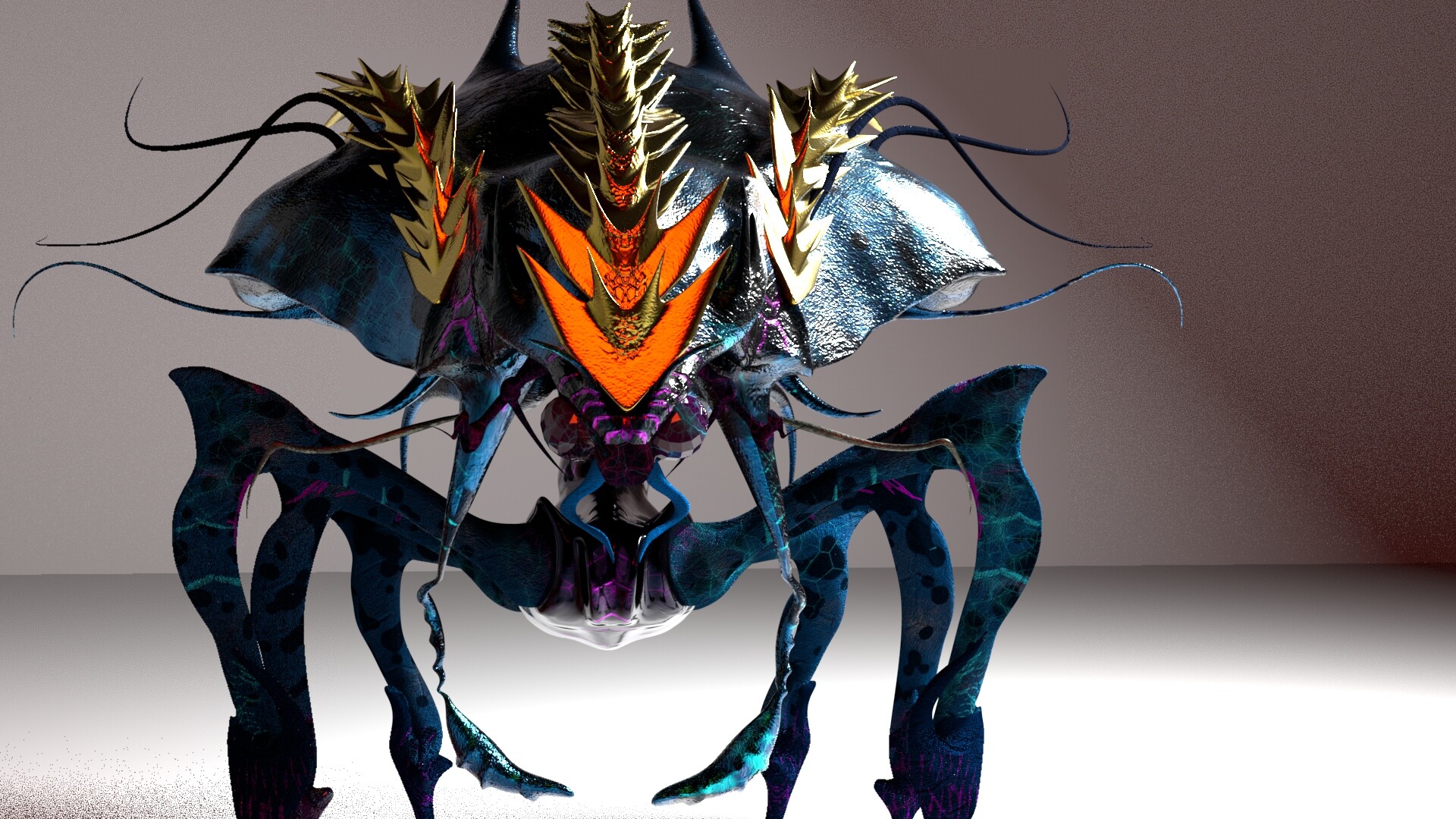 ArtStation - king parasite alien