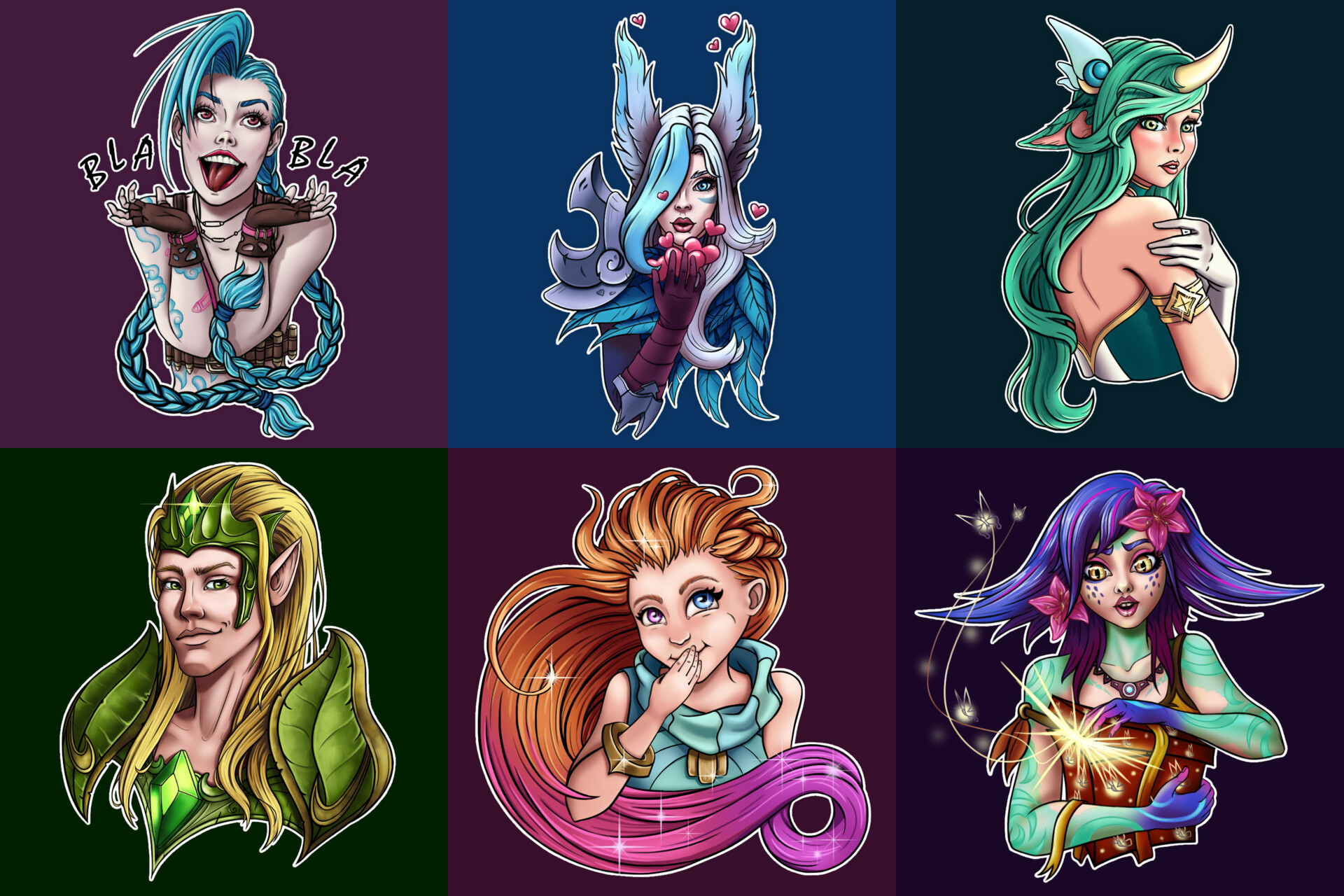 ArtStation - League of Legends stickers