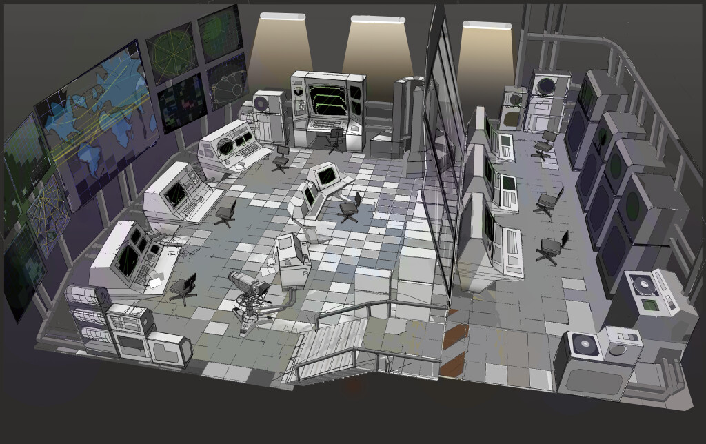 ArtStation - Control Room
