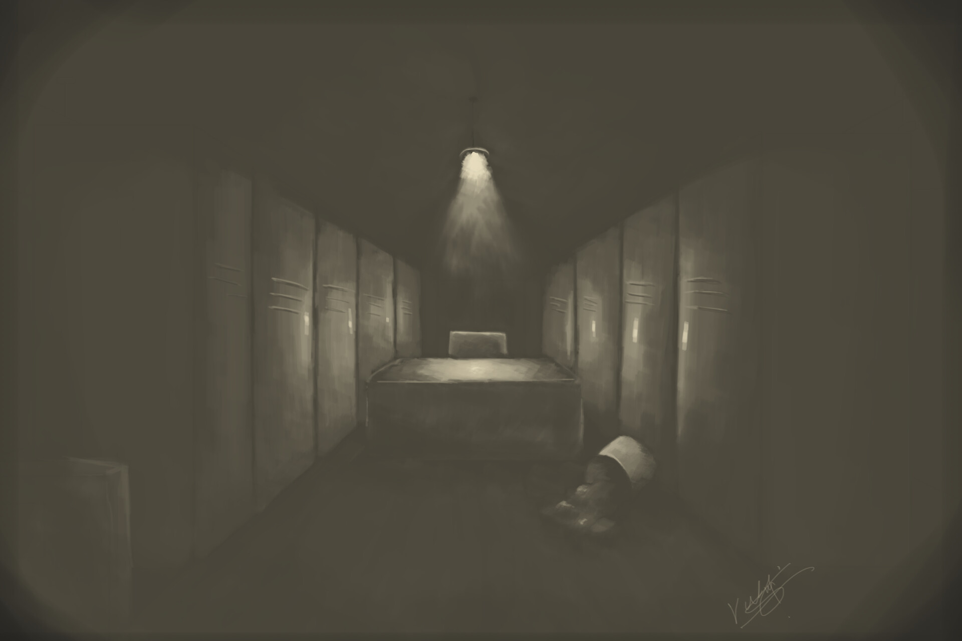 ArtStation - archive room photo