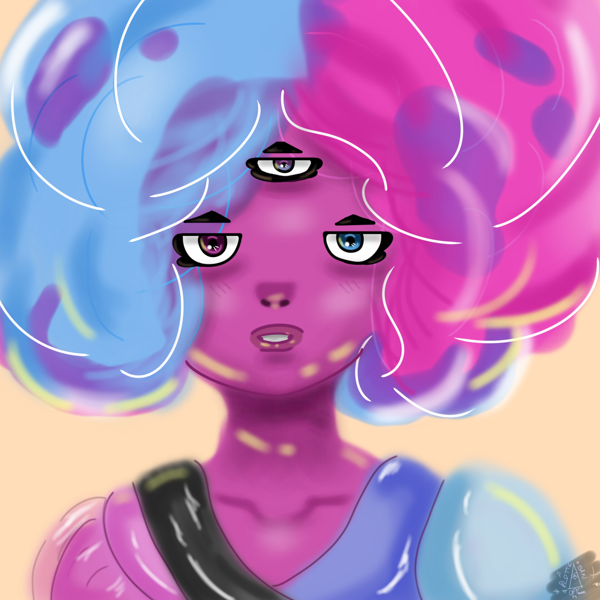ArtStation - Cotton Candy Garnet