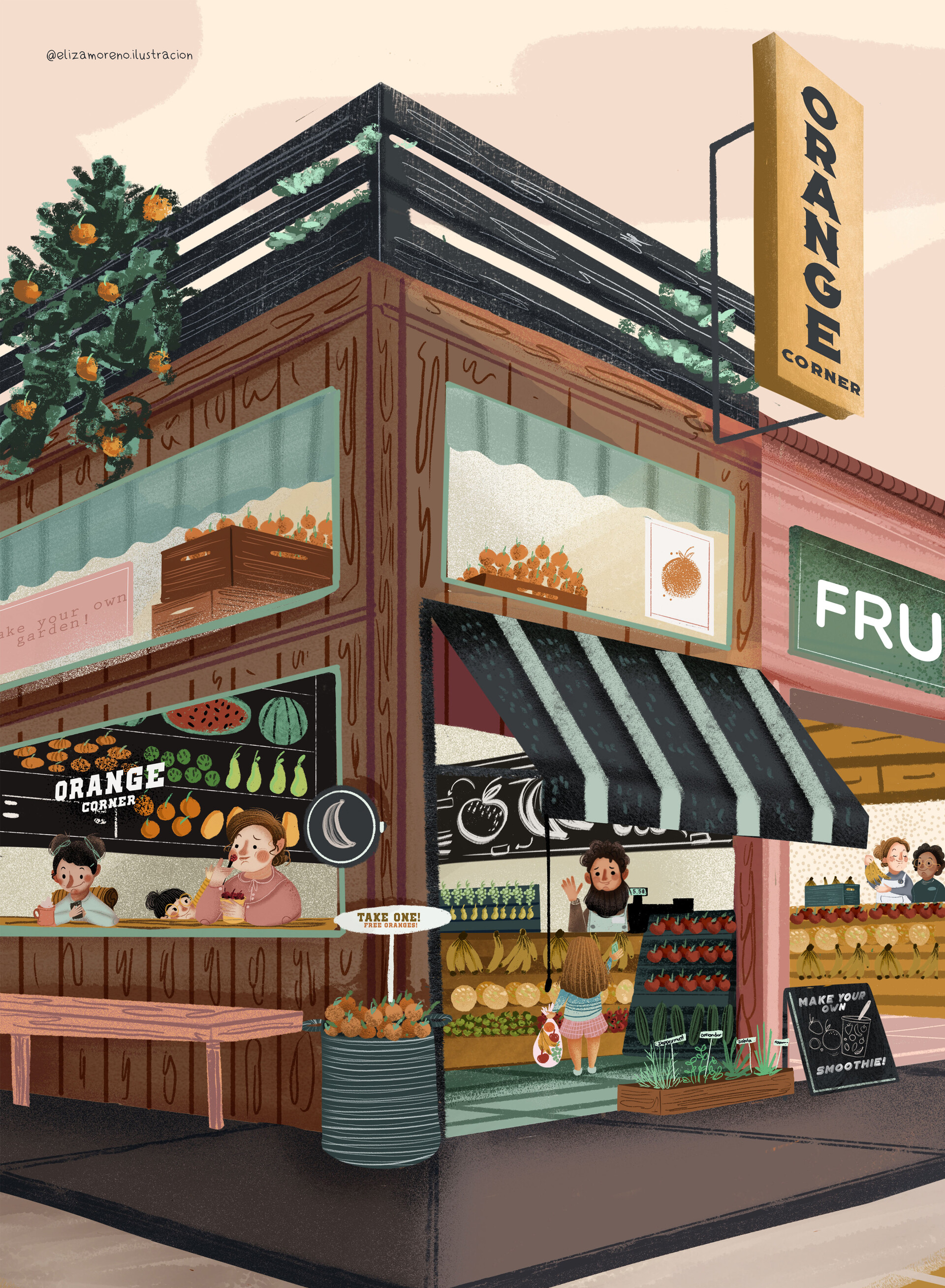 Elizabeth Moreno - Fruit Shop