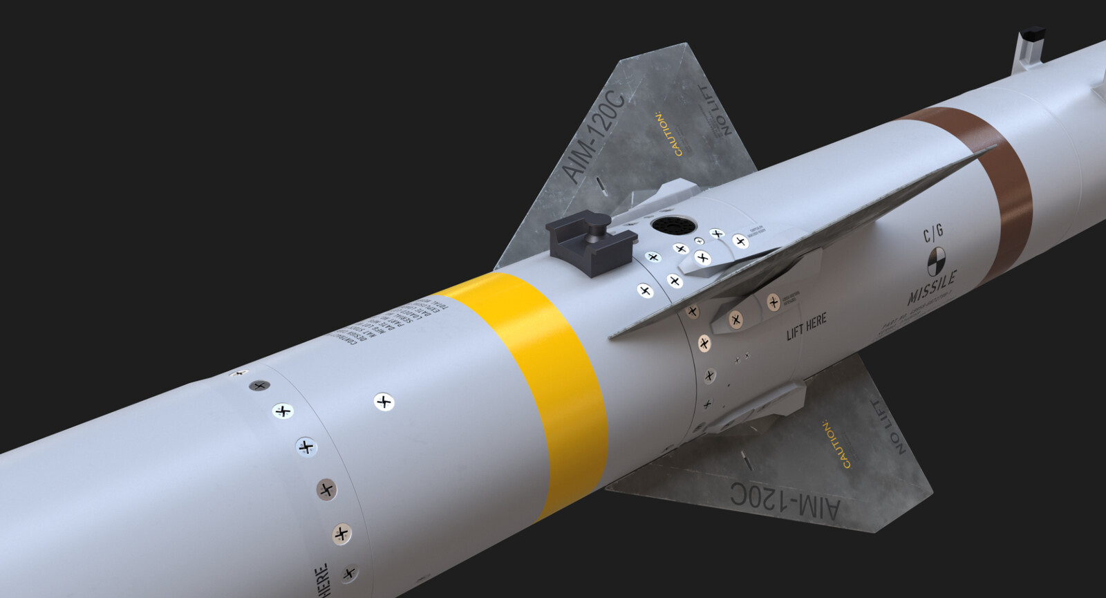IsraTan | YUKIKAZE Studio - AIM-120C AMRAAM Missile