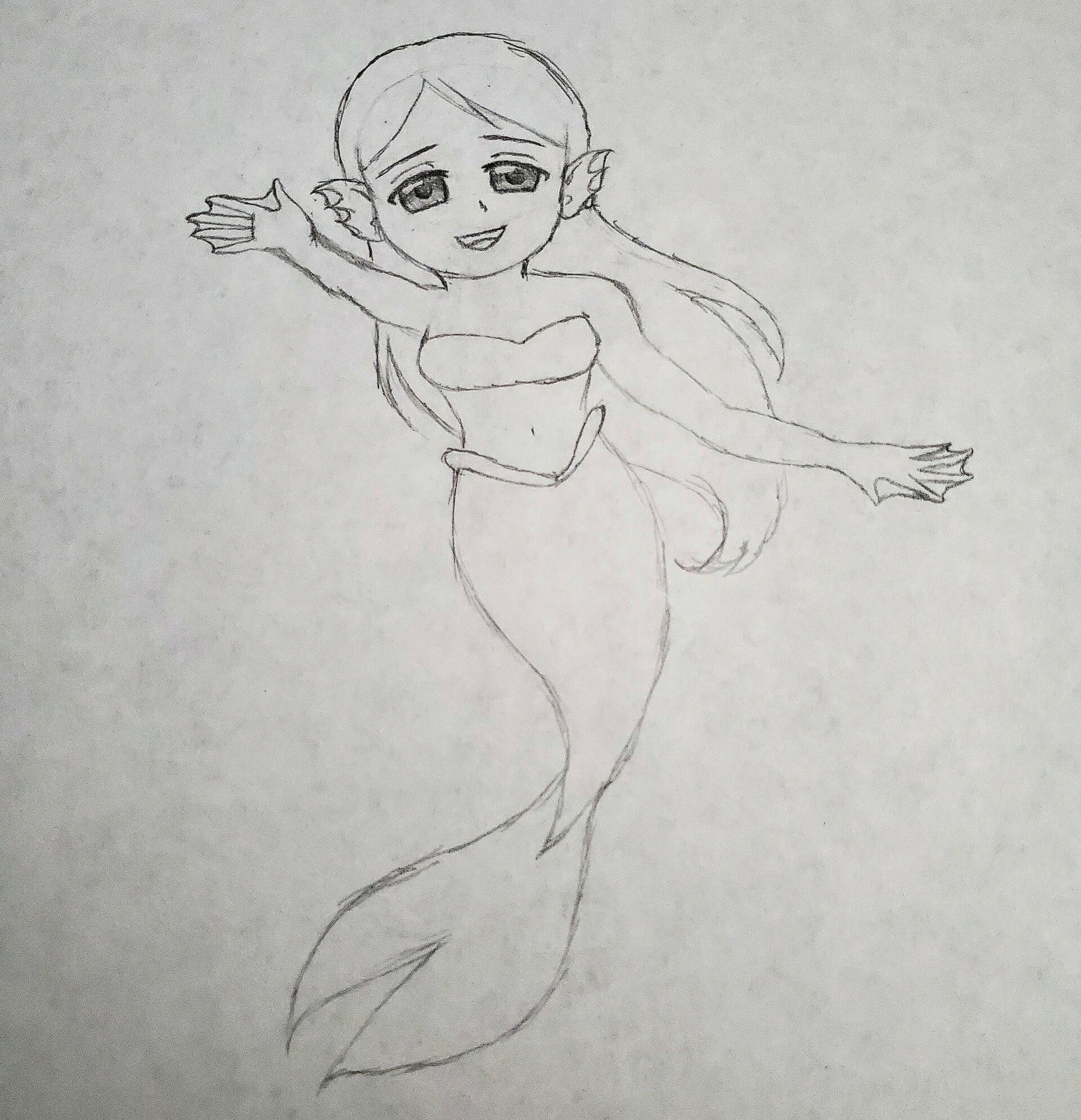 ArtStation - Chibi Mermaid