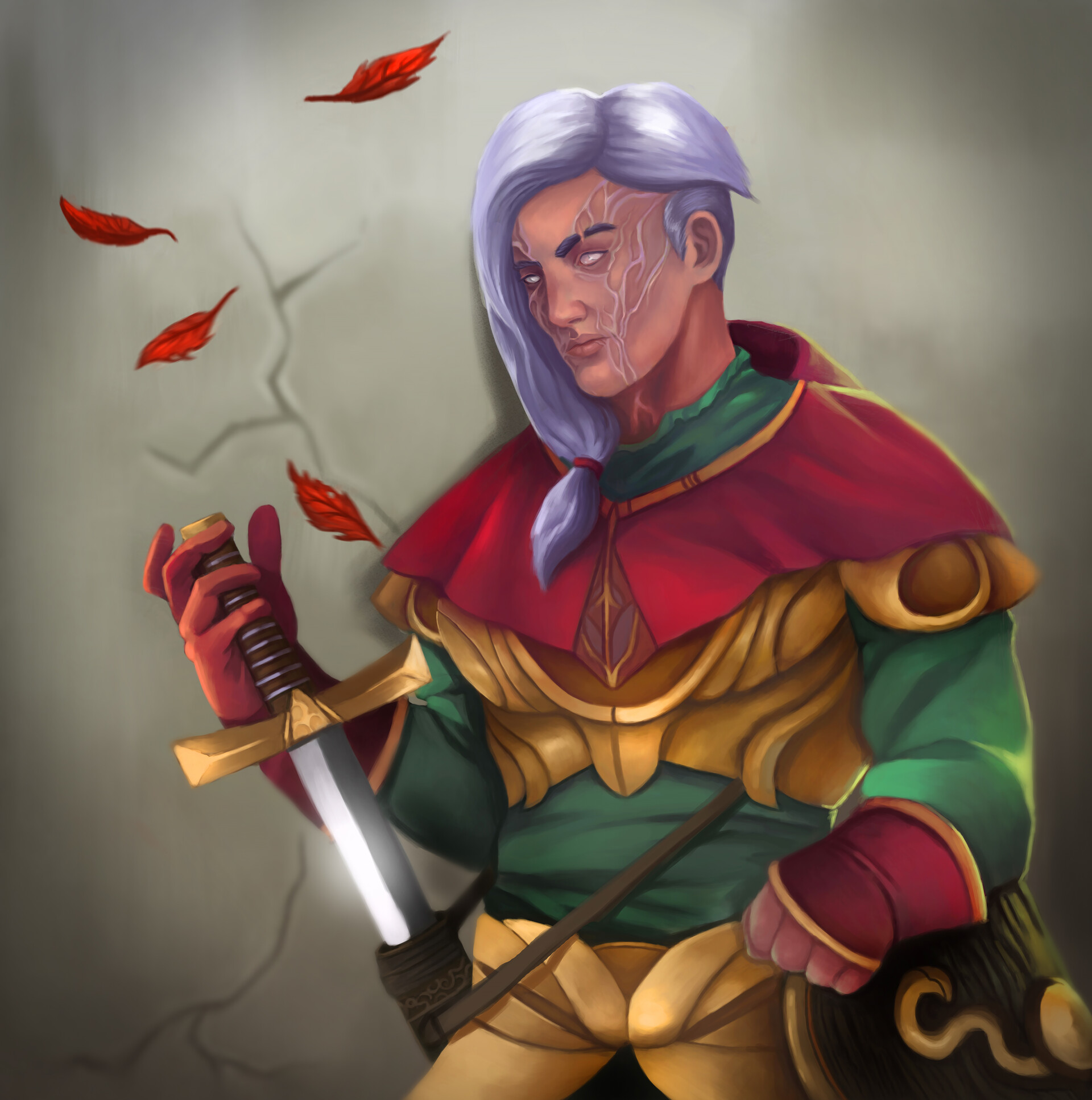 ArtStation - Hero in three graphic styles