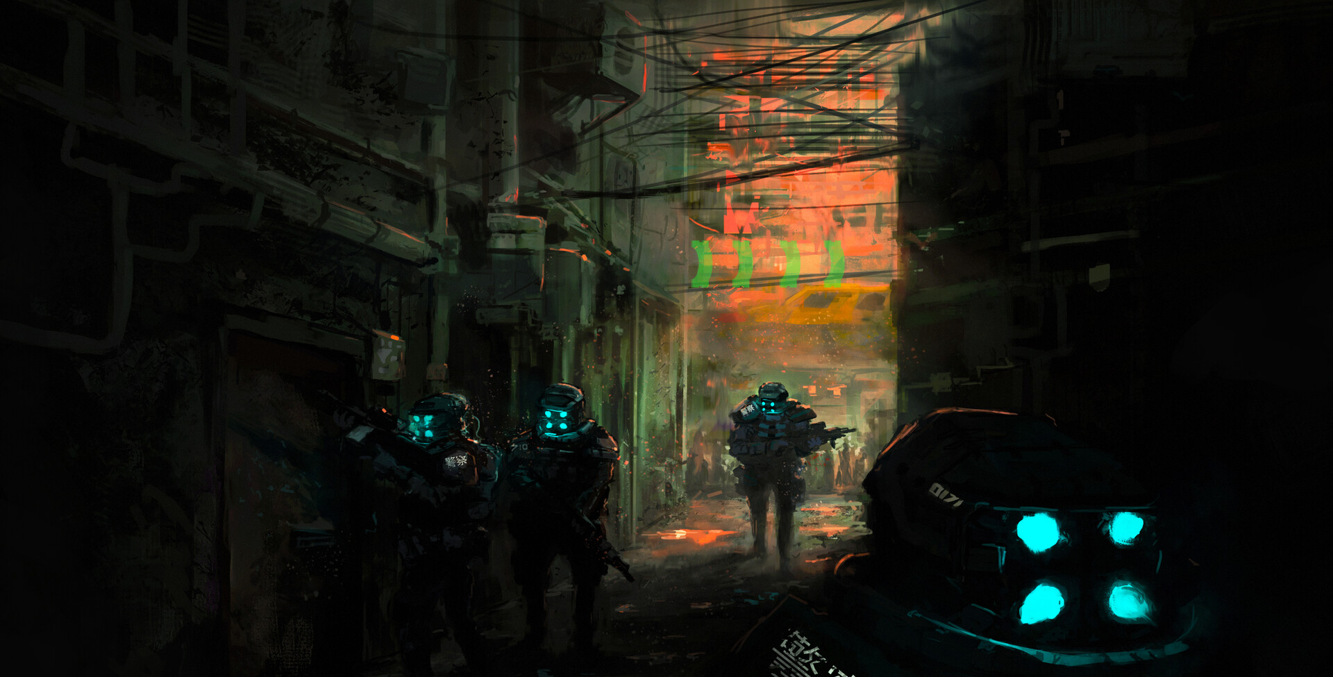 ArtStation - Police Sector Raid