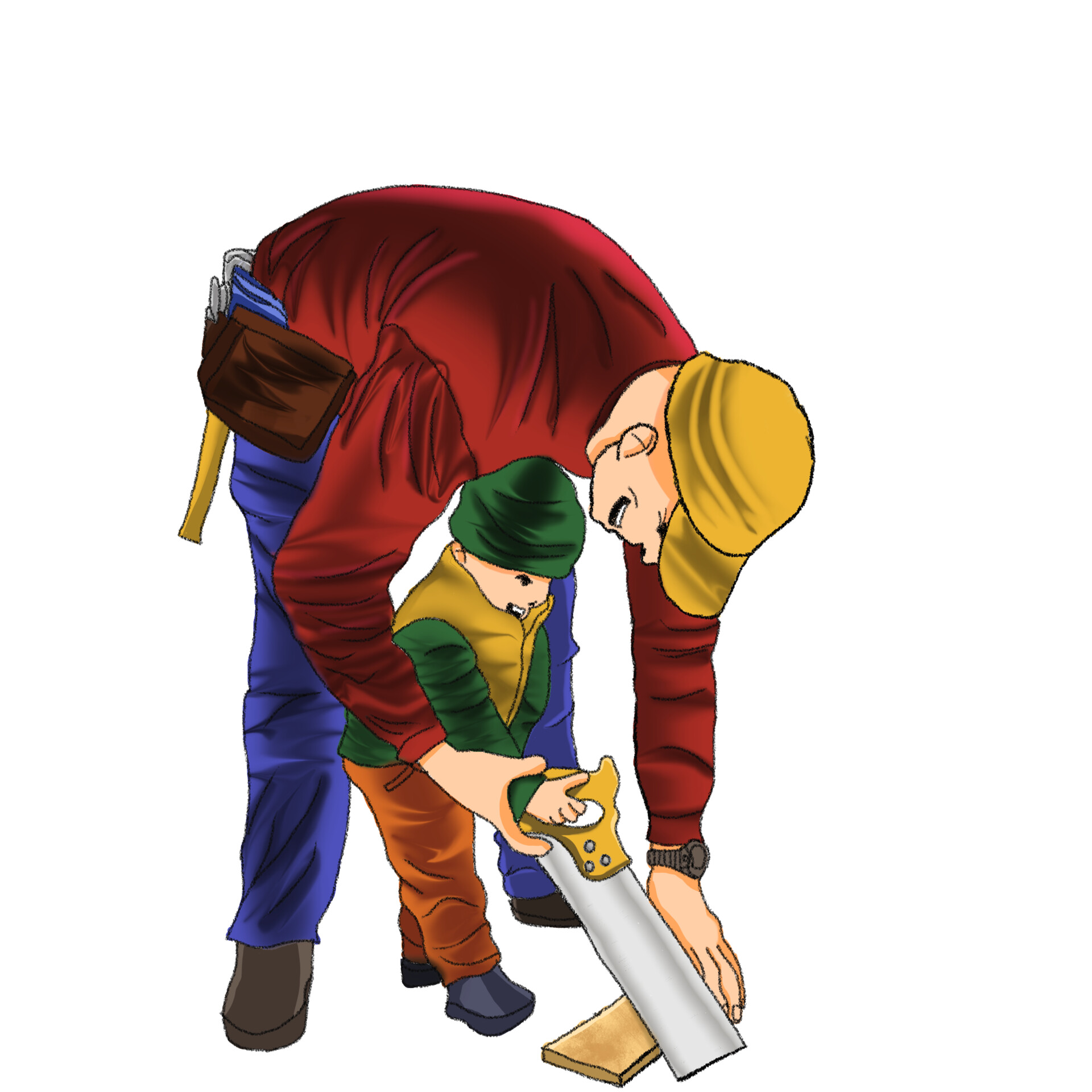 ArtStation - Children's Day tooling illustration