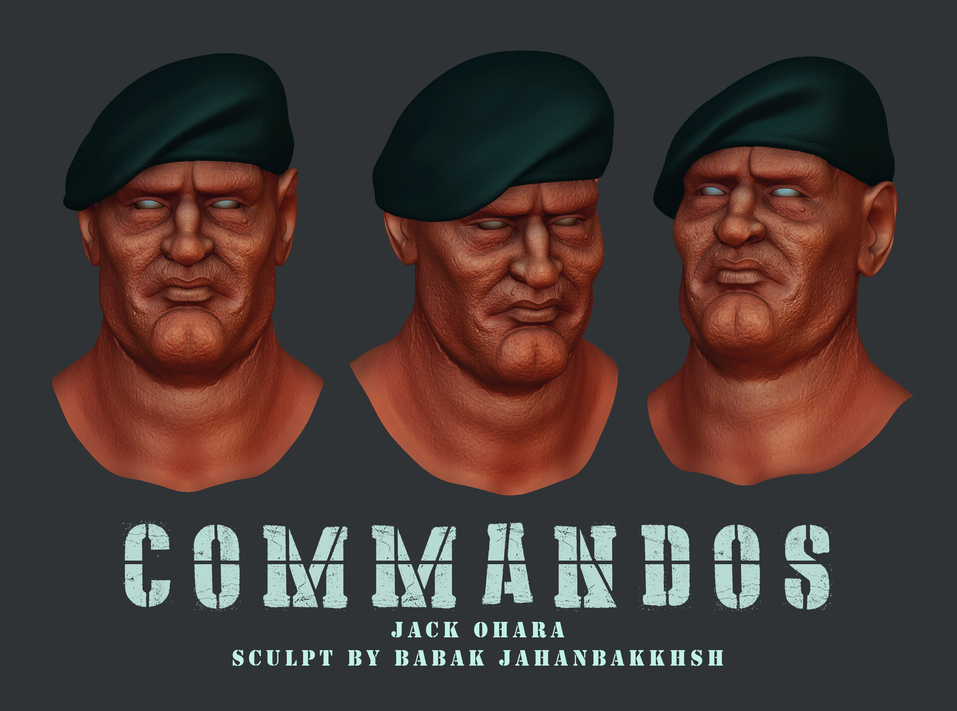 ArtStation - Jack ohara-Commandos Game