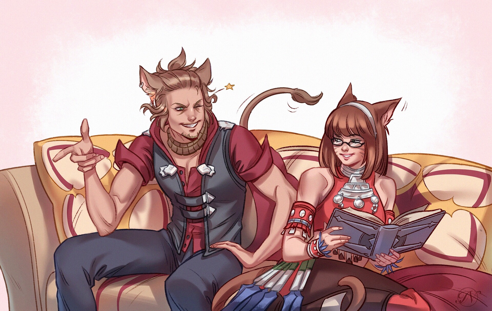 ArtStation - Oya and Sahsh commission