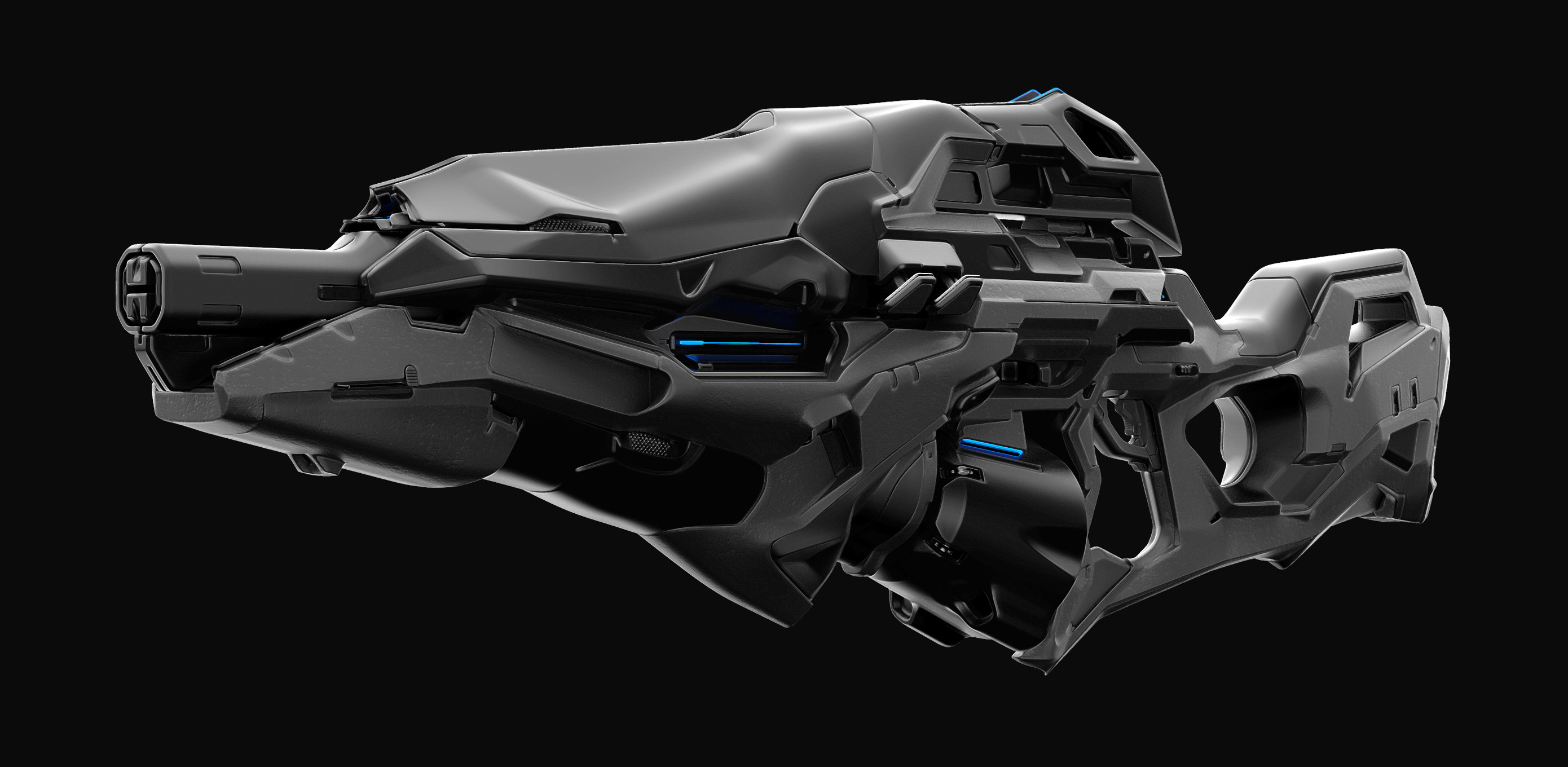Aaron de Leon - Assault Rifle concept