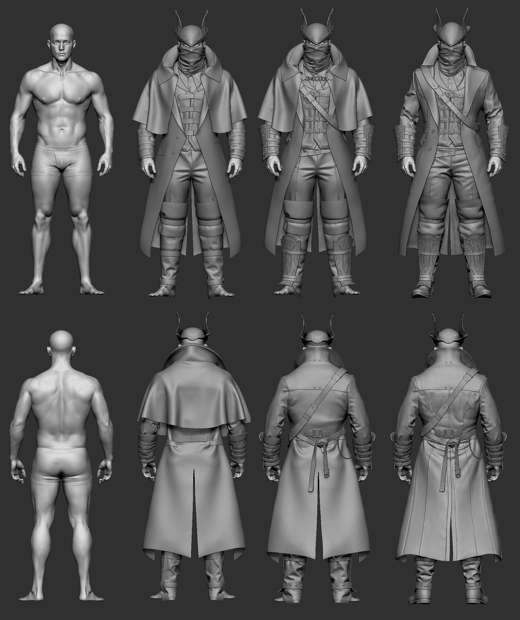 Bloodborne Character Front