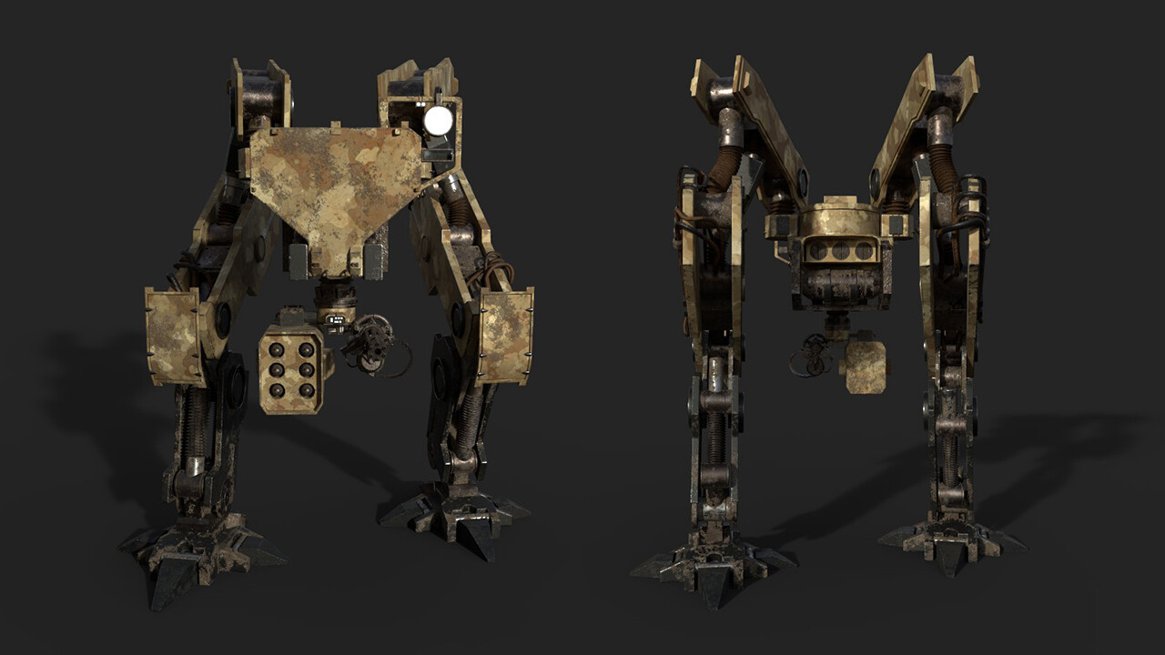 ArtStation - GENERATION ZERO HYBRID MODEL P202 - P207