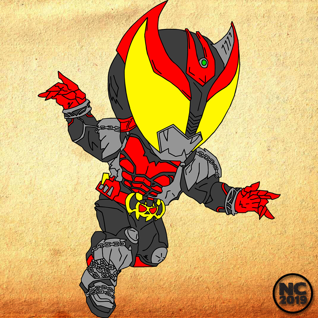 Kamen Rider Ooo Chibi Wallpaper