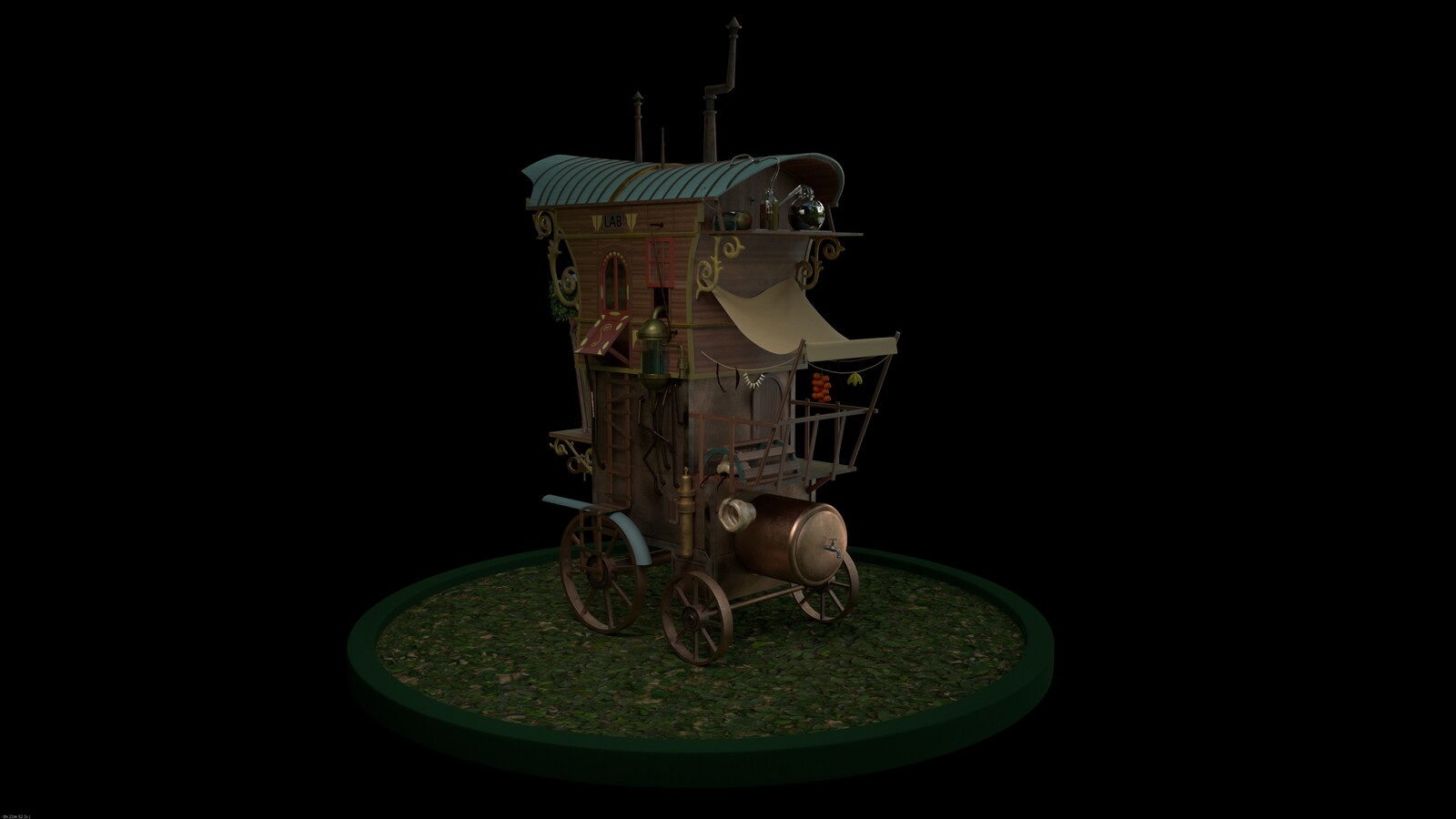 Marcel Keus - Steampunk-Gypsy Vehicle