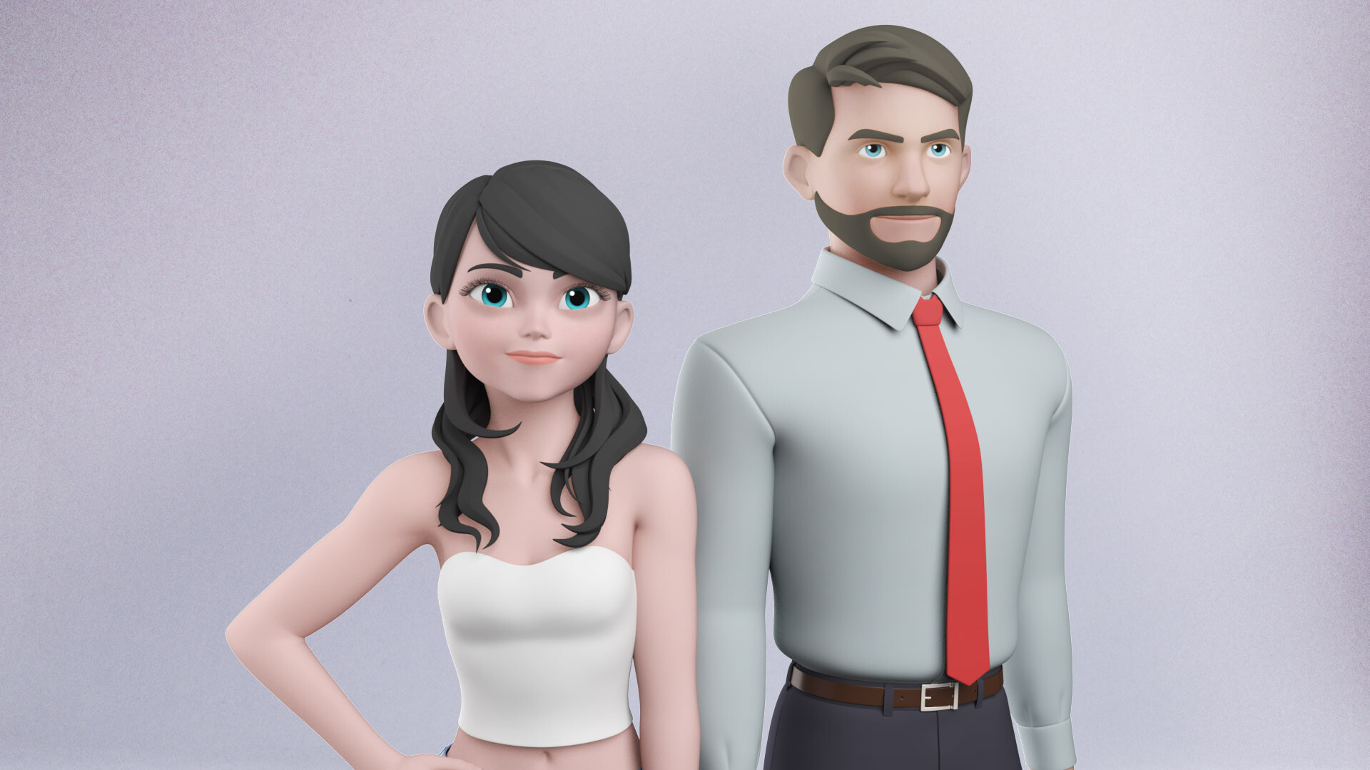 ArtStation - 2 characters combo