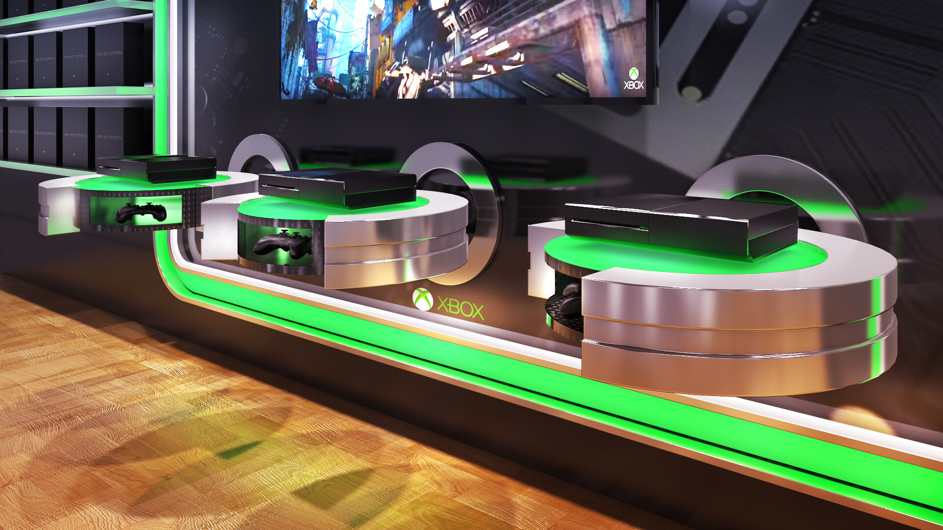 ArtStation - XBOX Game Station