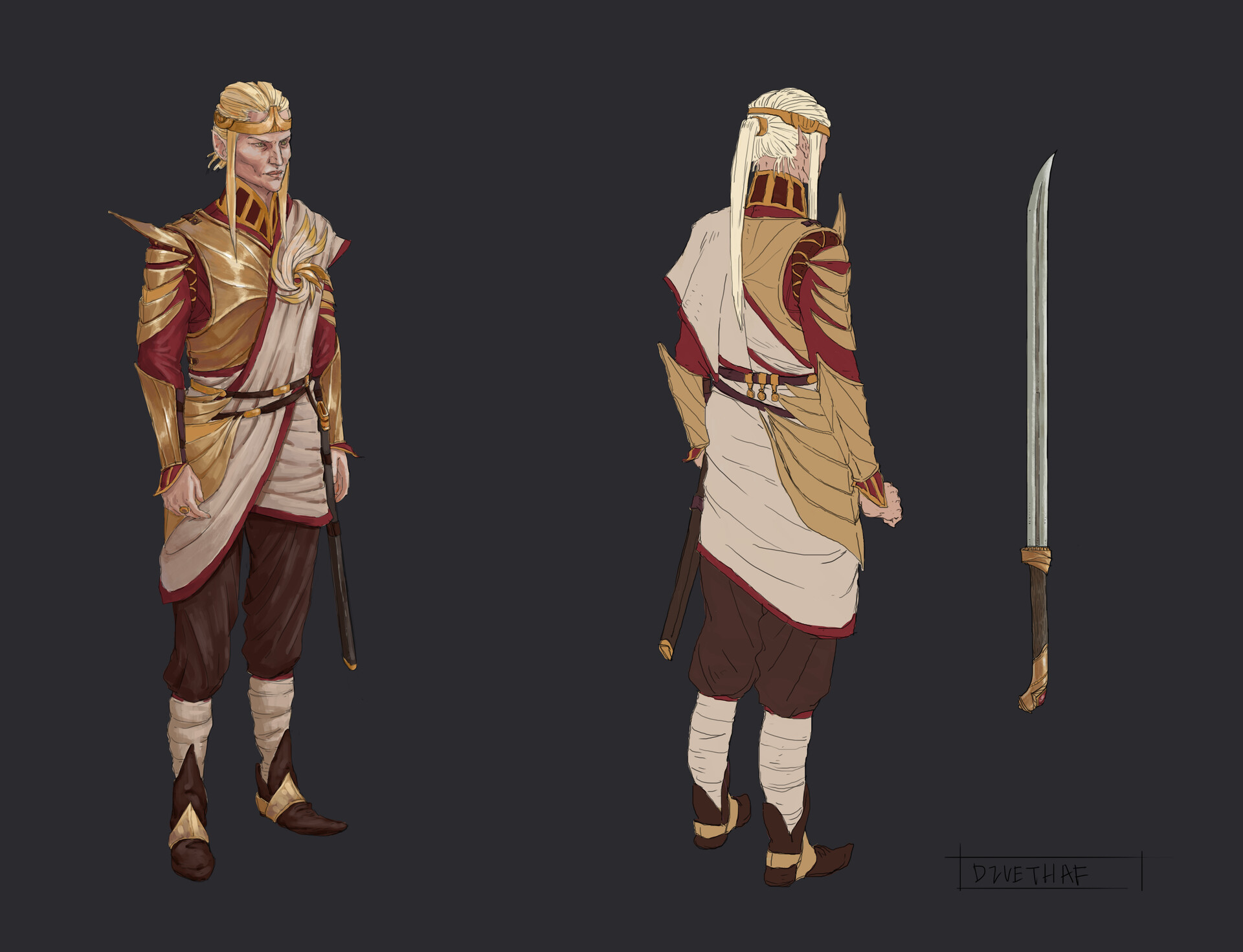 ArtStation - Divethaf - Gwent Fan Art